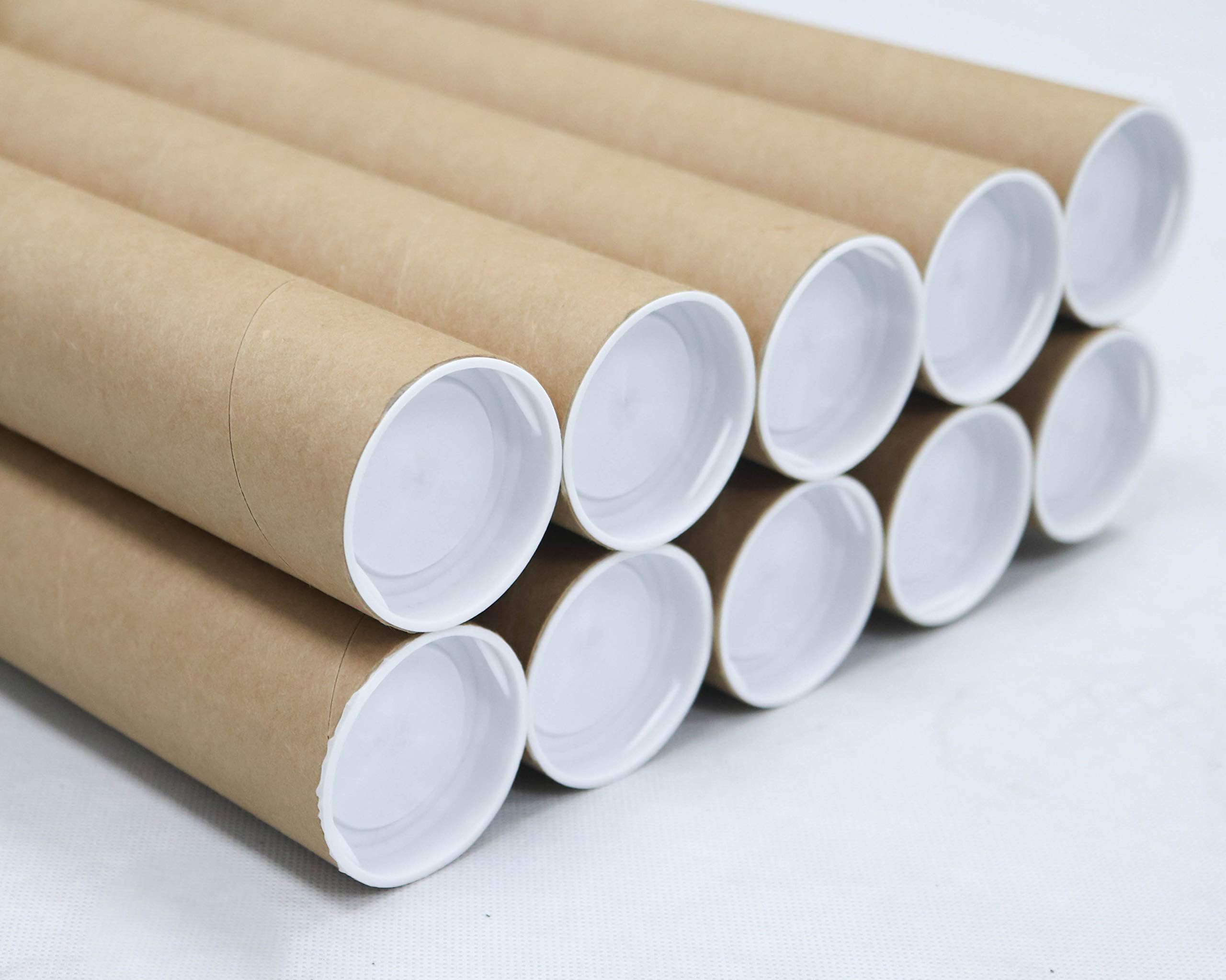 Amazon.com : MagicWater Supply Mailing Tube - 3 in x 24 in - Kraft - 10 ...