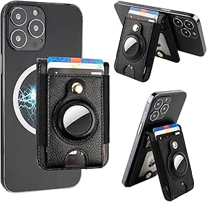 Amazon.com: Bocasal for MagSafe Wallet Magnetic Card Holder for iPhone 16/15/14/13/12 Pro Max ...