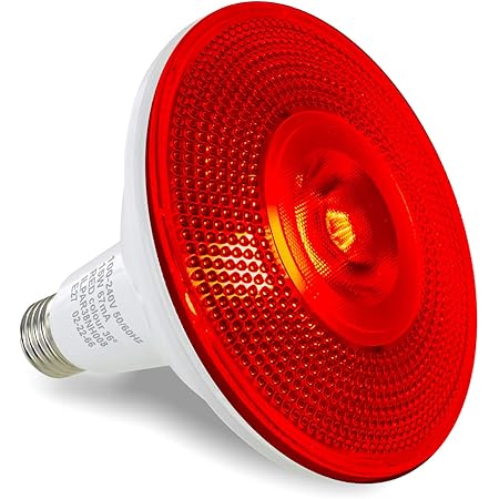 Integral PAR38 Red LED Bulb 15w E27 Spotlight for Coloured Outdoor ...