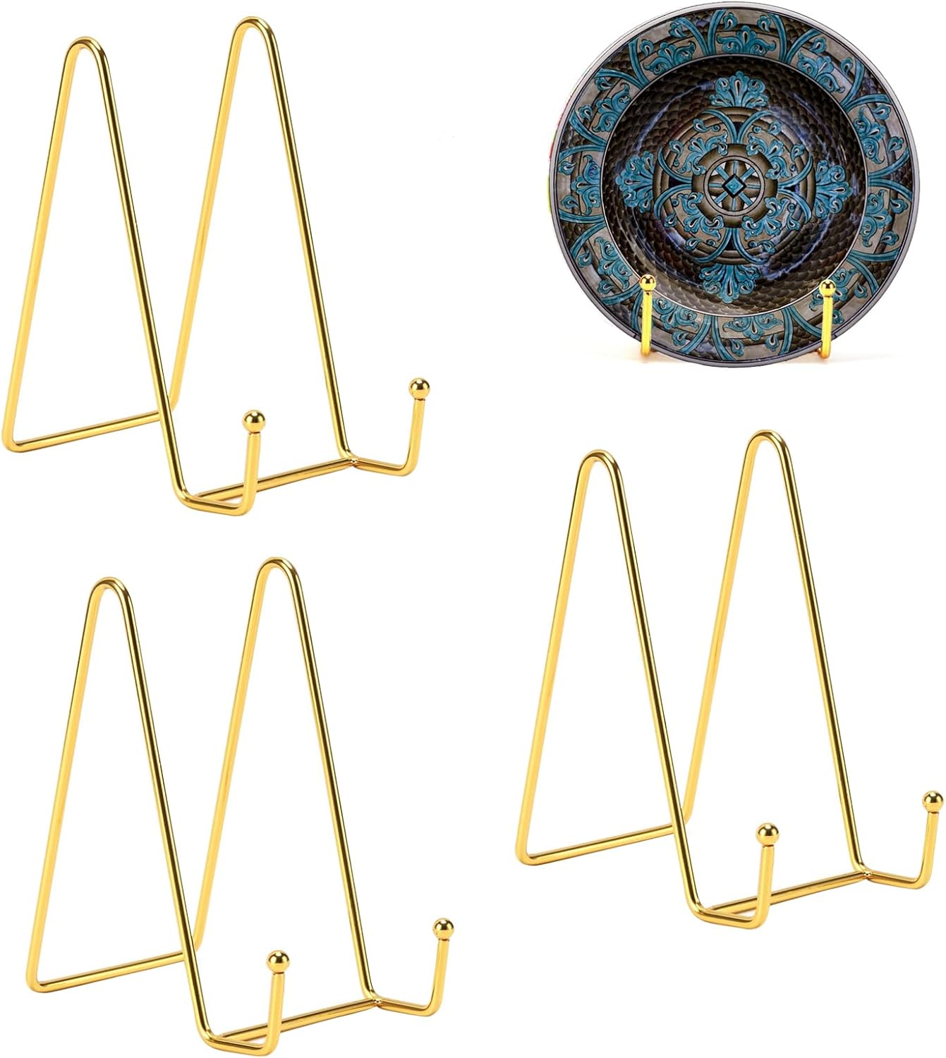 Amazon.com: 3 Pack 8 Inch Plate Stands for Display, Plate Holder ...