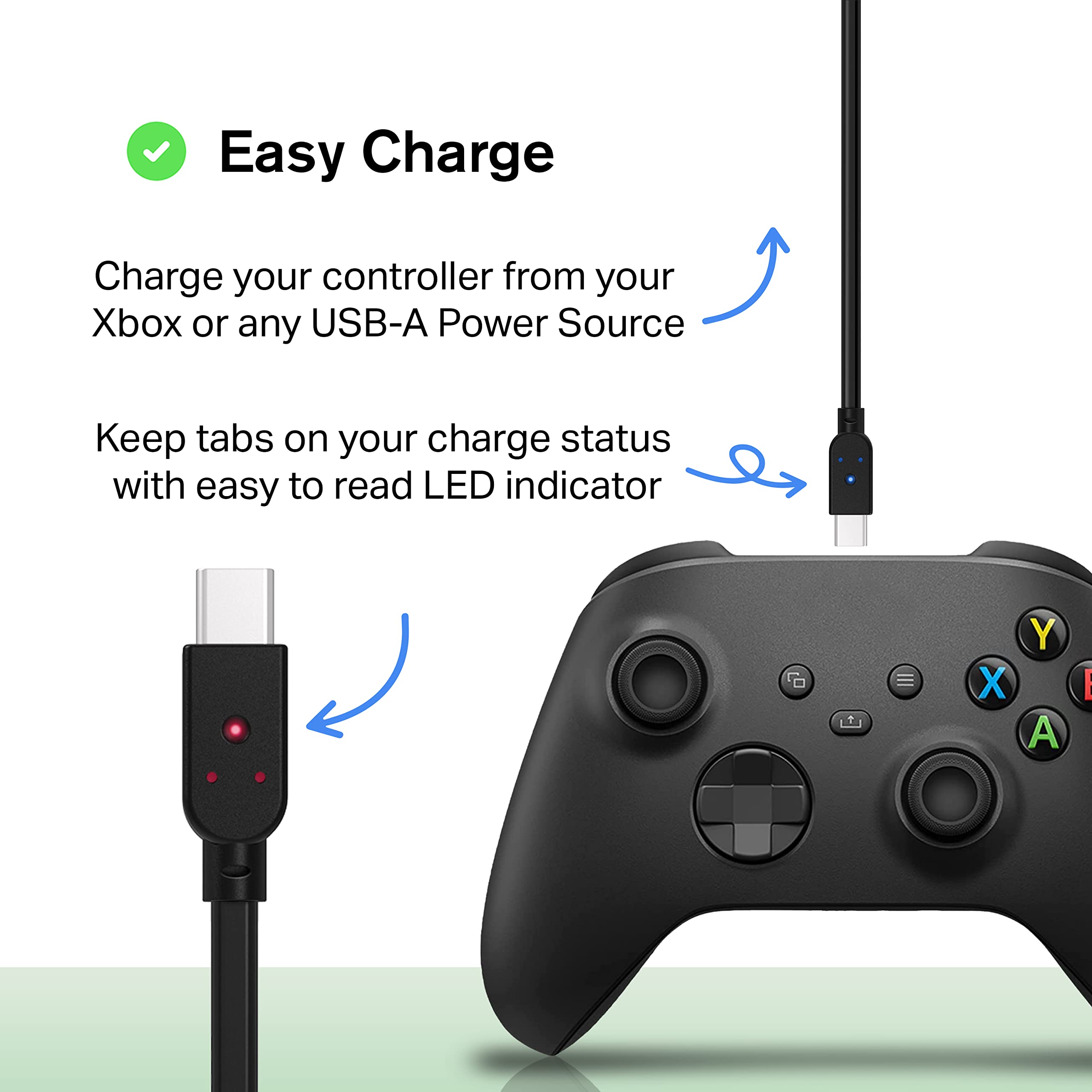 Snapklik.com : Nyko Xbox Series X Charge Link Cable - Xbox Series X ...