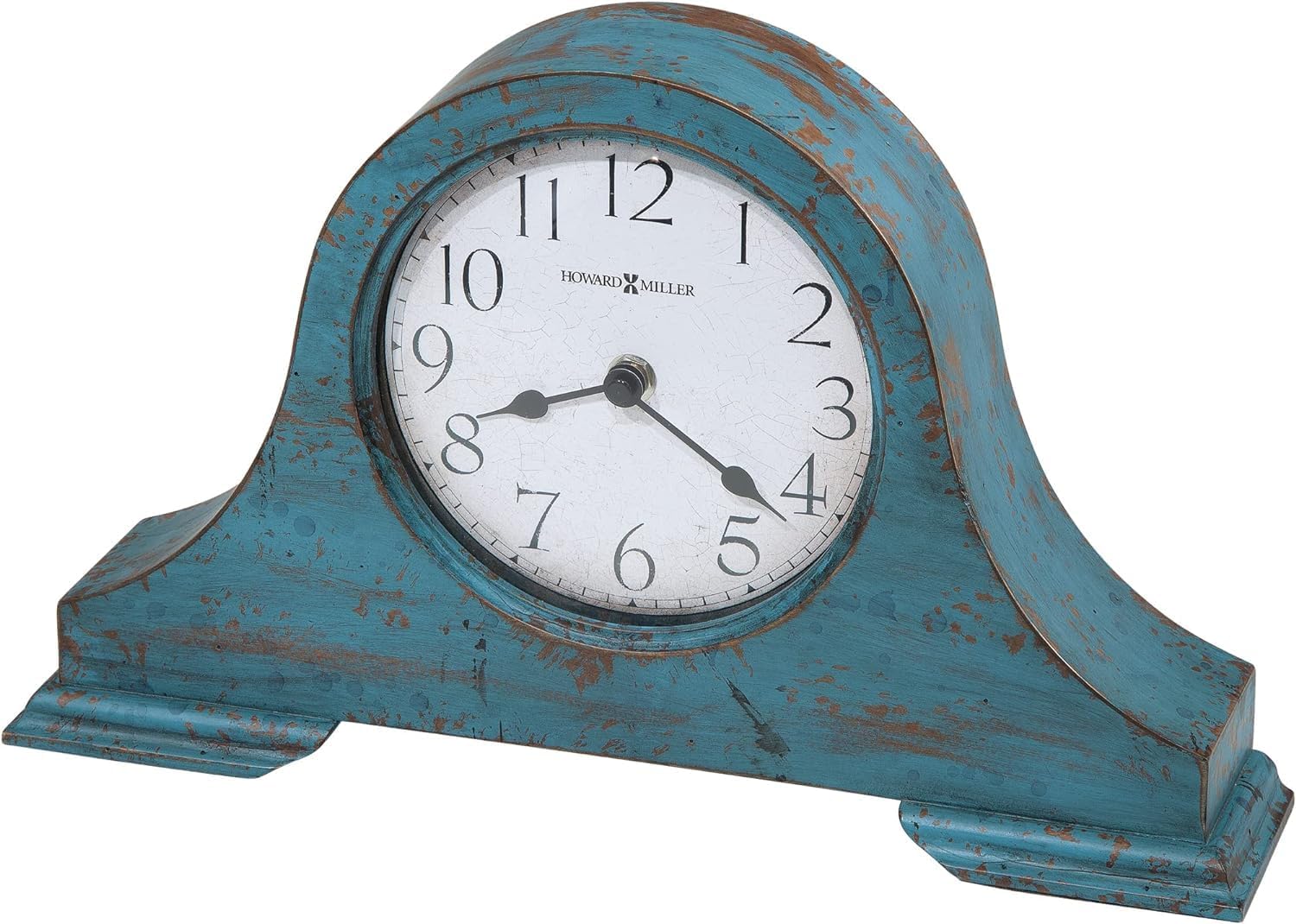 Amazon.com: Howard Miller Menan Mantel Clock II - Blue Finish Vintage ...