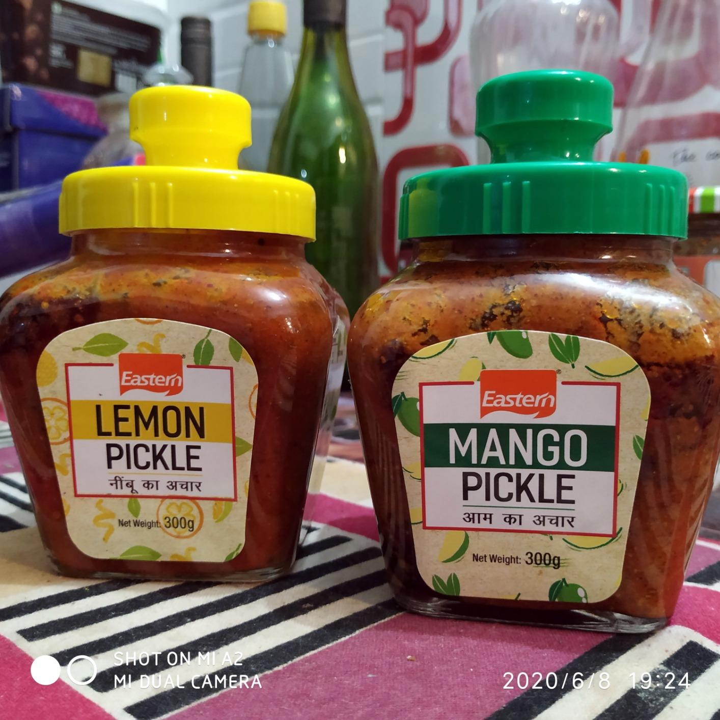 Eastern Pickles Combo - Lemon Pickle(300gms), Mango Pickle(300gms ...