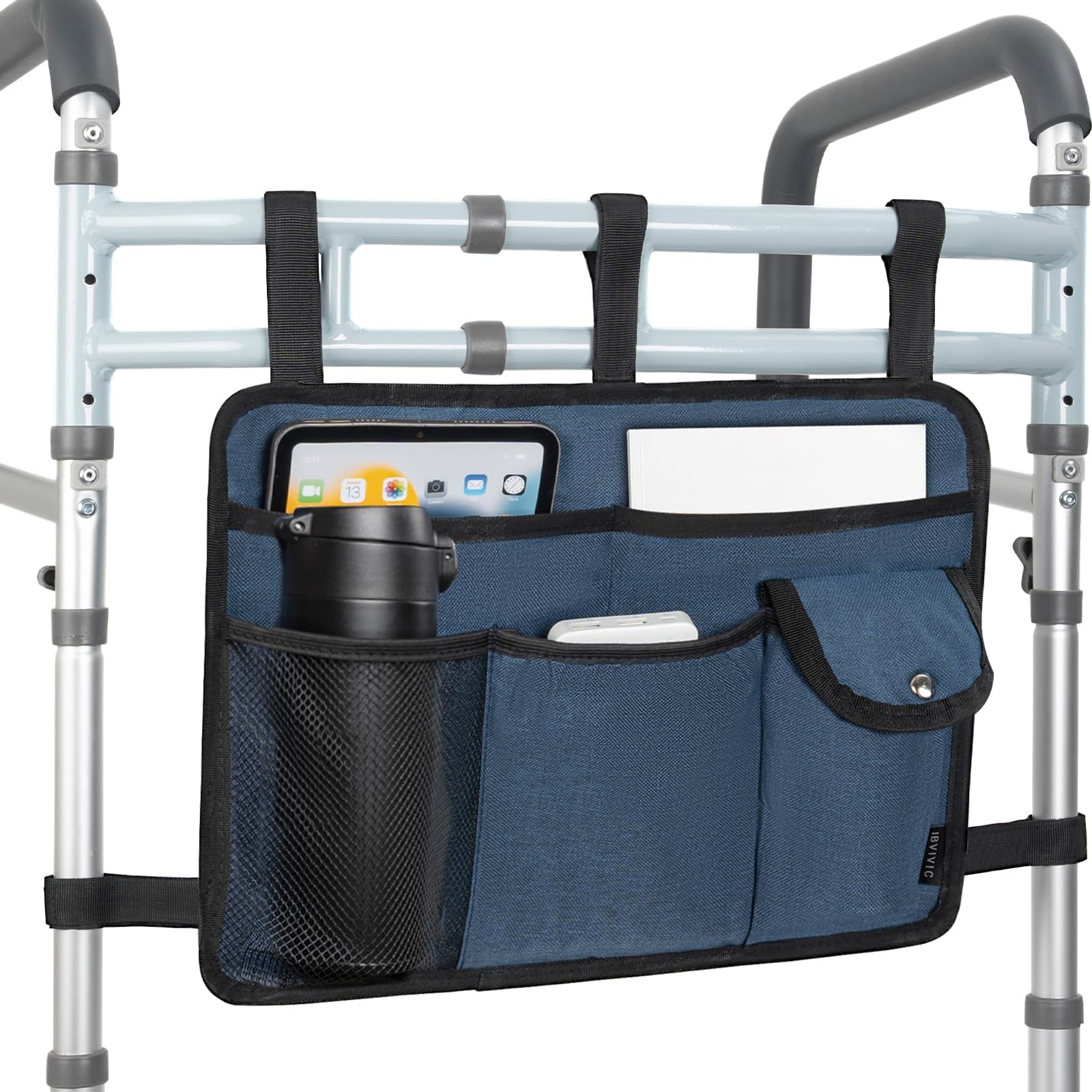 Amazon.com: Xlajiao Walker Bag with Cup Holder, Premium Walker Basket ...