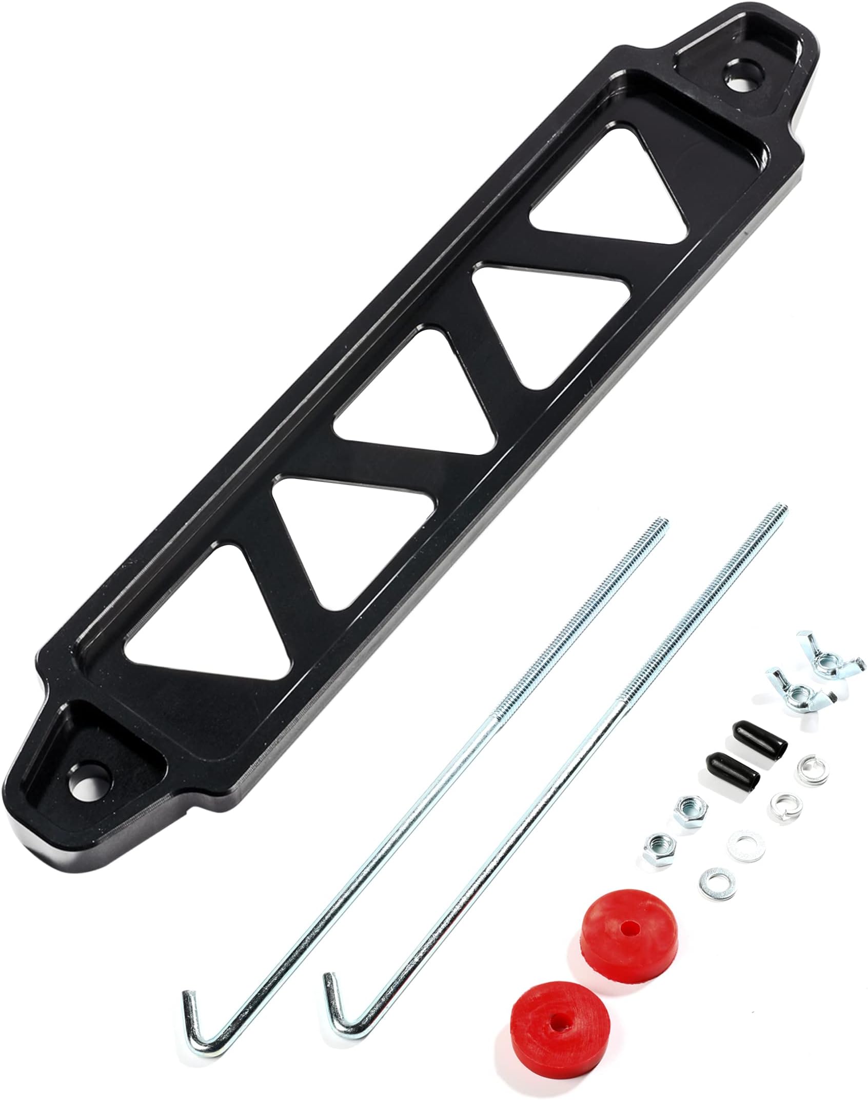 Amazon.com: ESEWALAS Aluminum Alloy Battery Hold Down Bracket,Car ...