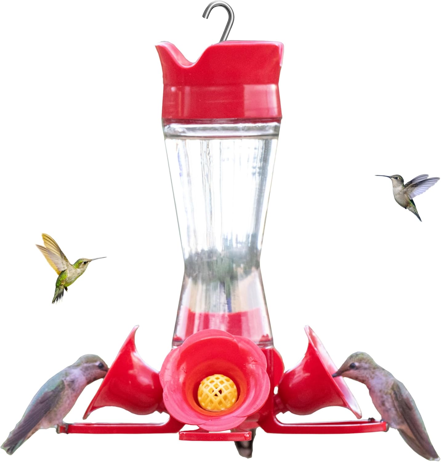 Perkypet 203cpbn Pinch Waist Glass Hummingbird Feeder