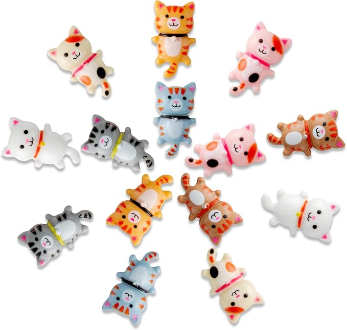 Amazon.com: WATINC Cat Fridge Magnets Decorations - 14PCS 3D Cute ...