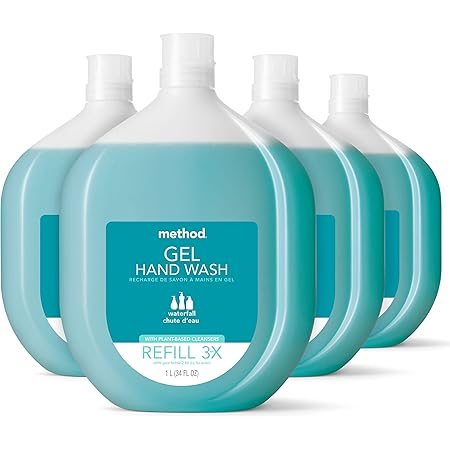 Amazon.com : Method Gel Hand Soap Refill, Waterfall, Recyclable Bottle ...