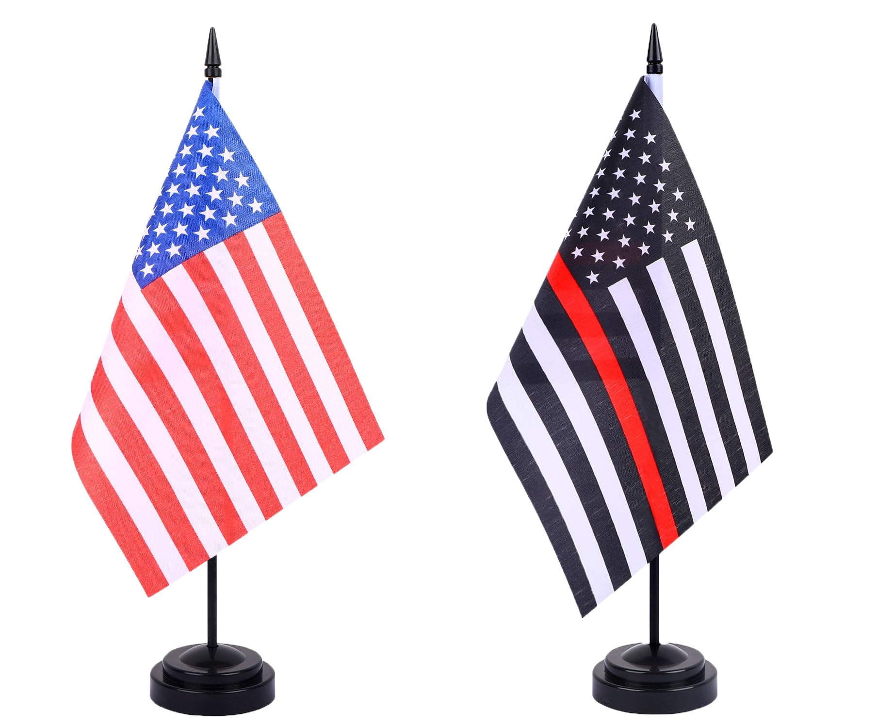 Snapklik.com : WXTWK 2 Pack USA Thin Red Line Flag Firefighter Deluxe ...