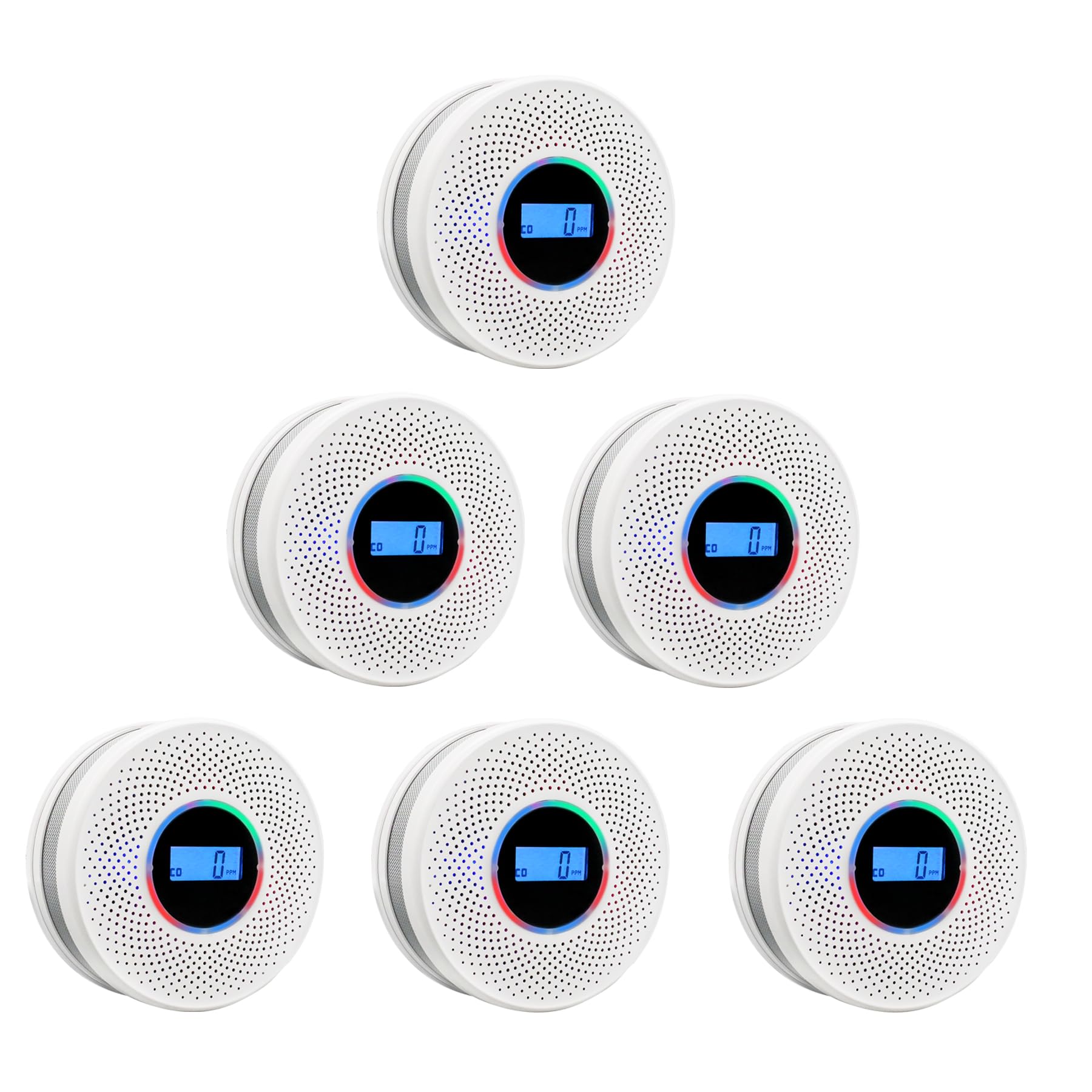 Coreel Smoke Detector Carbon Monoxide Detector Combo with Digital ...