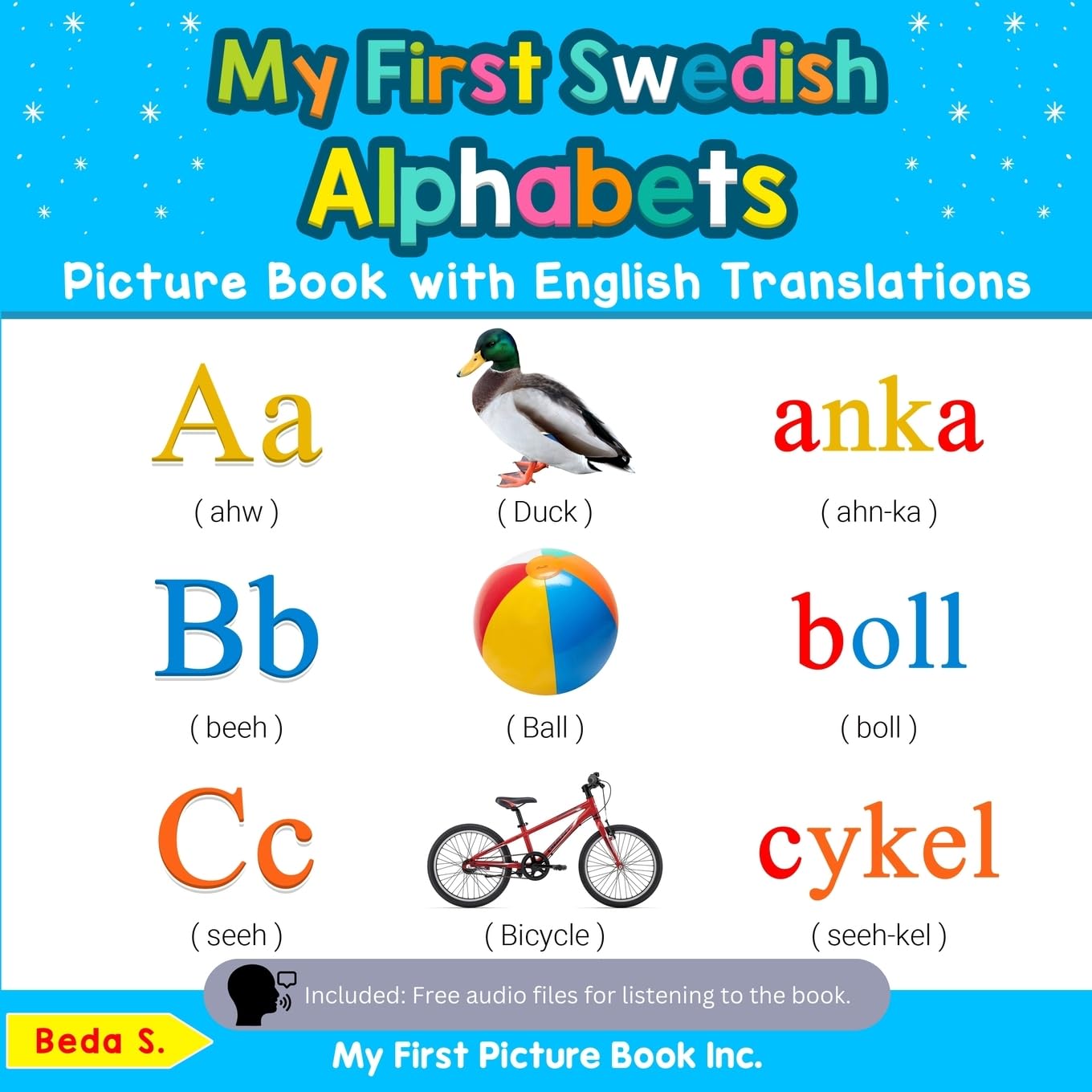 My First Swedish Alphabets Picture Book with English Translations ...