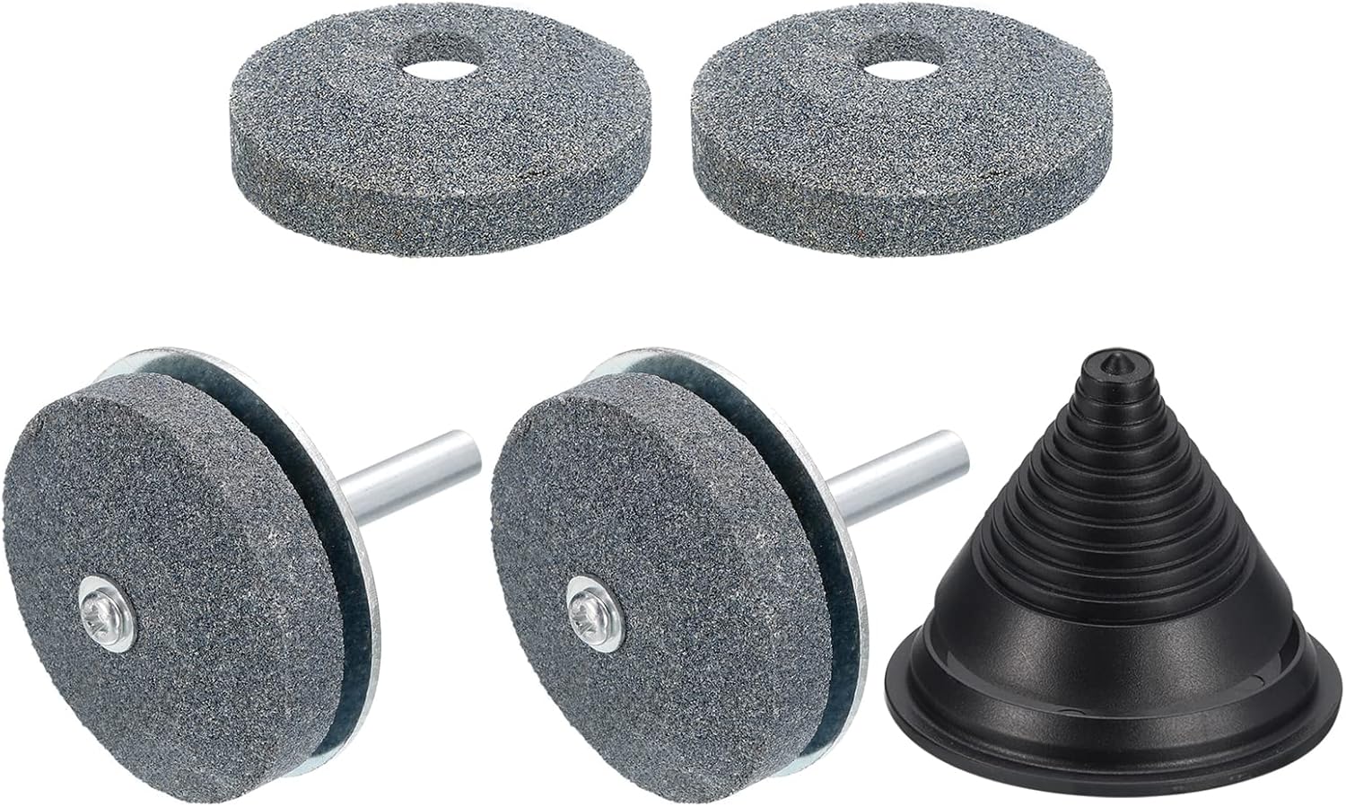 Amazon.com : uxcell Lawn Mower Blade Sharpener Kit, 2Pcs Corundum Mower ...