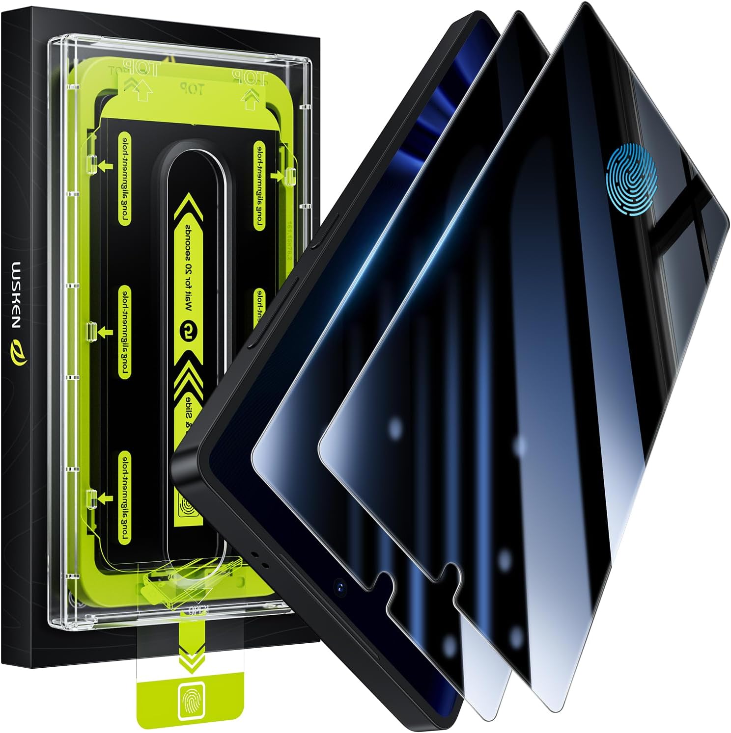 Amazon.com: WSKEN for Samsung Galaxy S25 Ultra Privacy Screen Protector ...