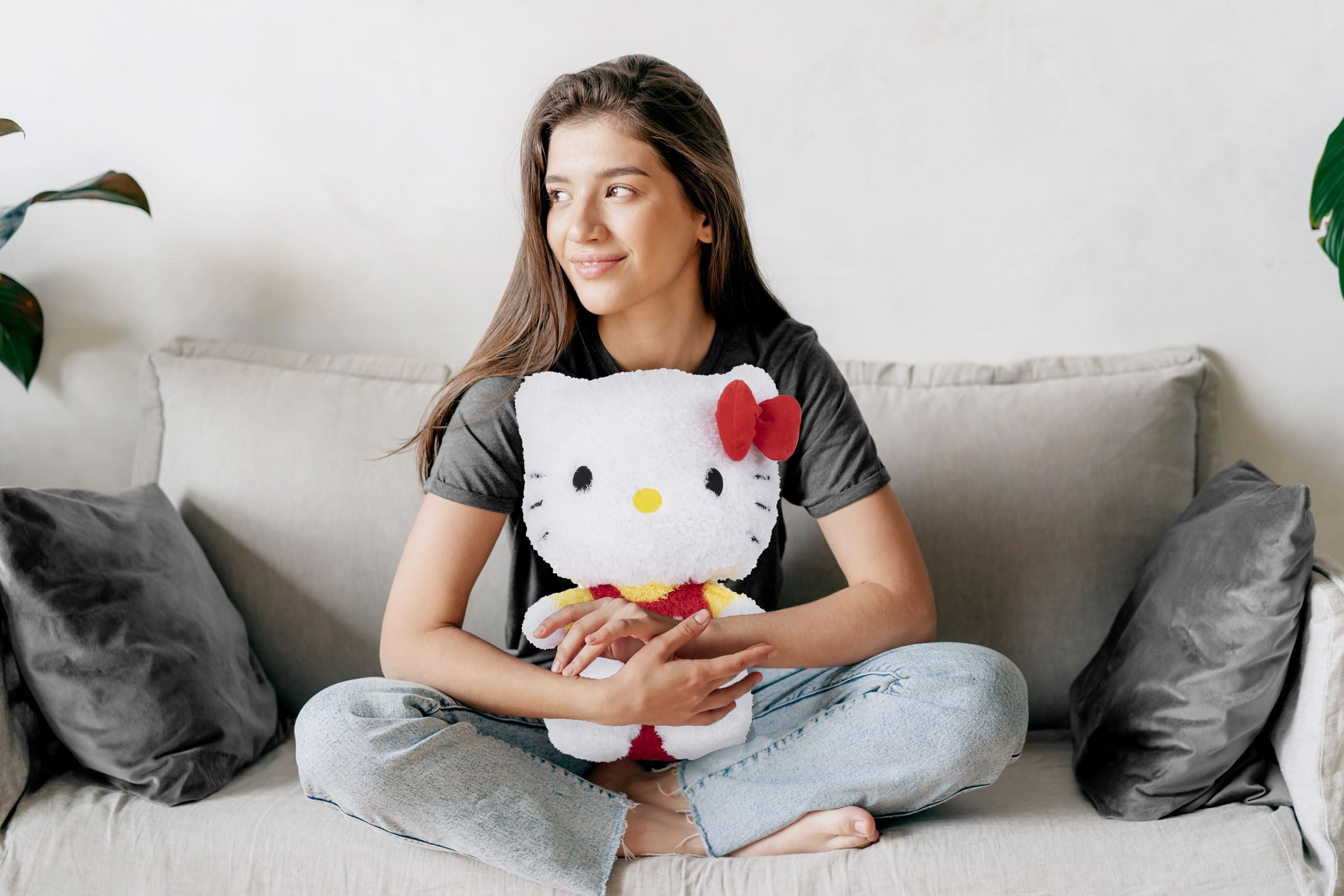 Snapklik.com : Hello Kitty Plush Pillow Buddy - Super Soft Character ...