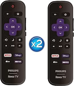 Amazon.com: 2 Pack - OEM Replacement Remote Control for All Philips ...