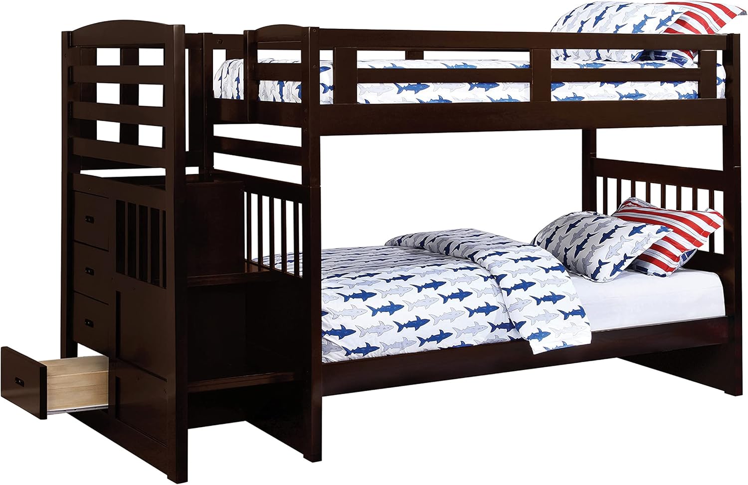 Amazon.com: Coaster Home Furnishings 460362 Bunk Bed, 99.5" W x 42.75 ...