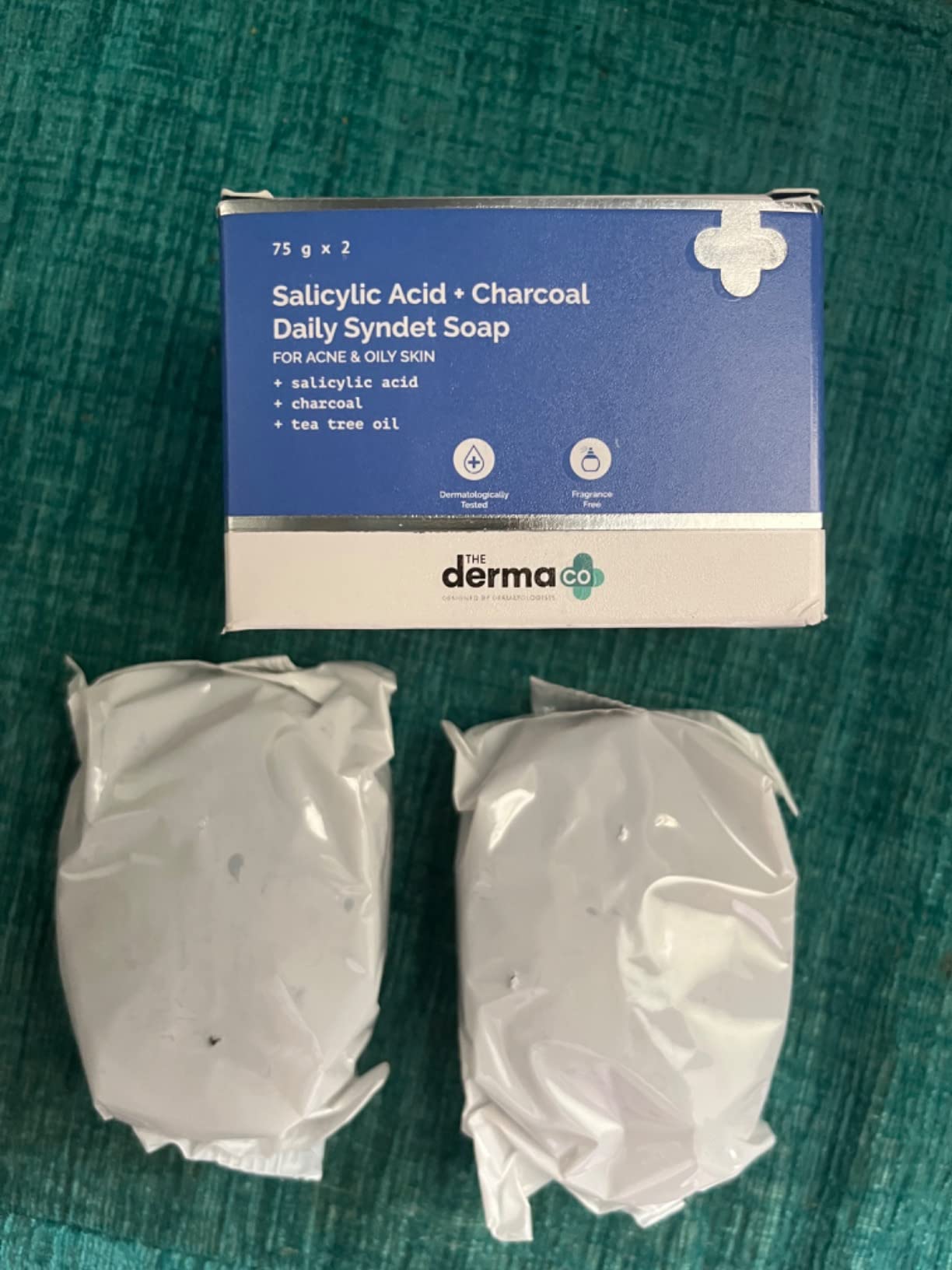 Buy The Derma Co Salicylic Acid + Charcoal Daily Syndet Soap with ...