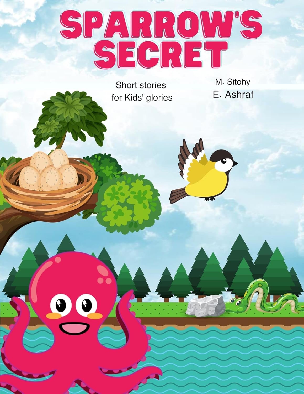 Sparrow's Secret: 5 minute bedtime stories for children, coloring pages ...