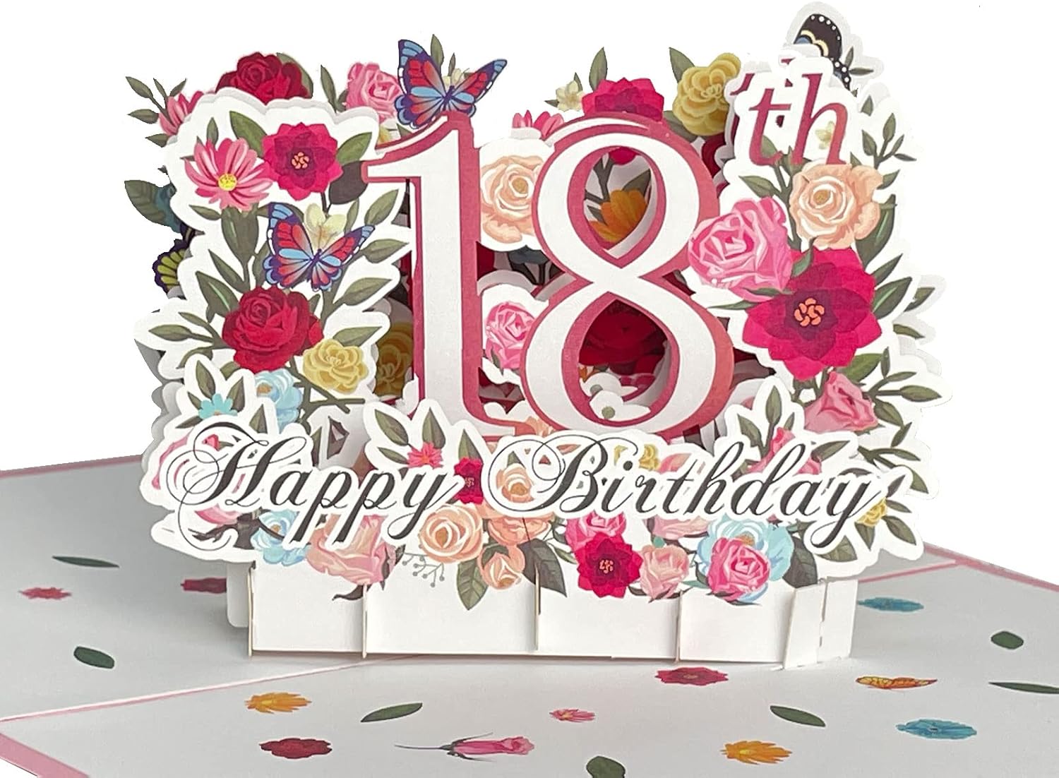 HOMANGA Happy 18th Birthday Pop Up Card 18 Birthday 3D Greeting Card homanga-happy-18th-birthday-pop-up-card-18-birthday-3d-greeting-card