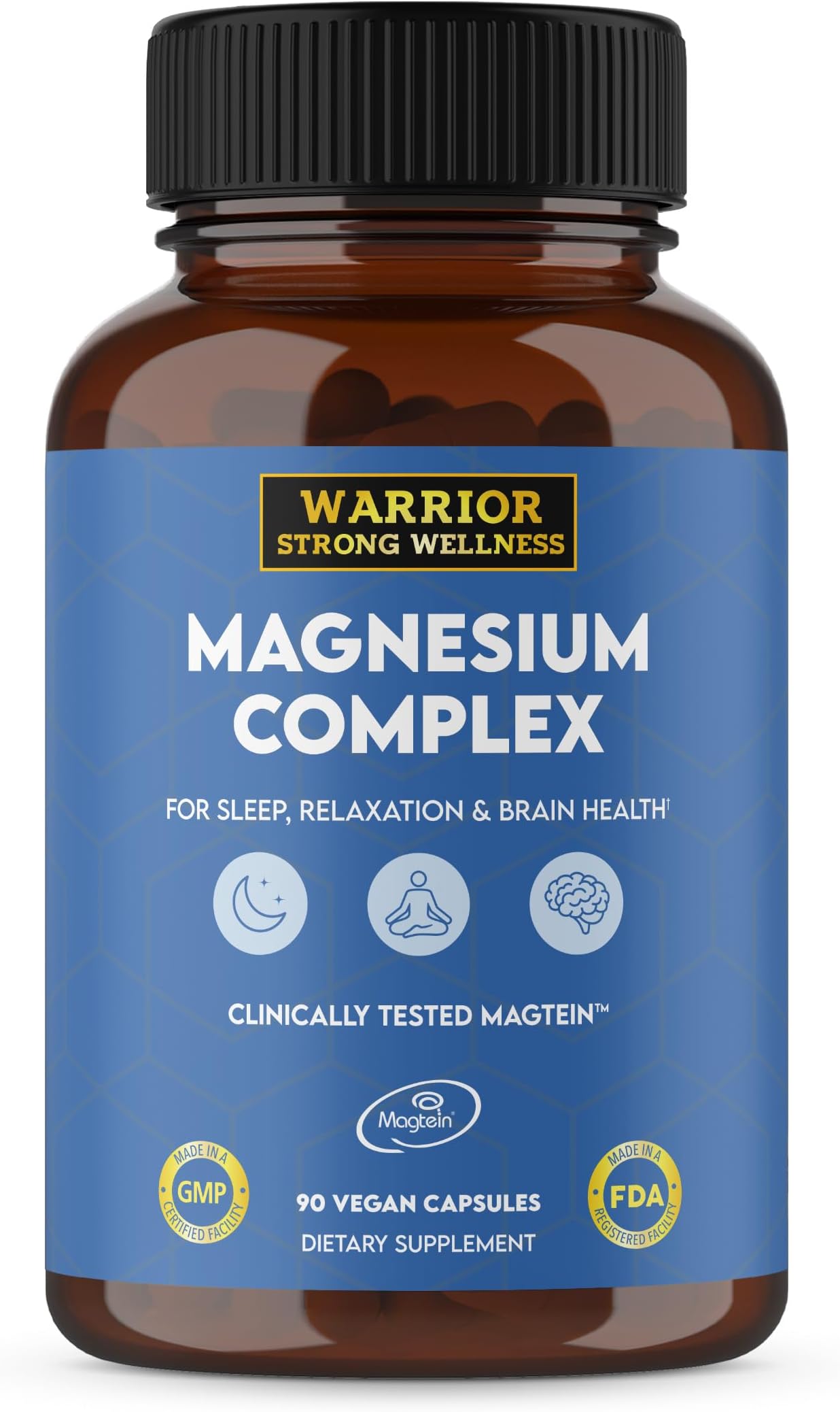 Amazon.com: Warrior Strong Wellness Magnesium Complex -Triple Blend 100 ...