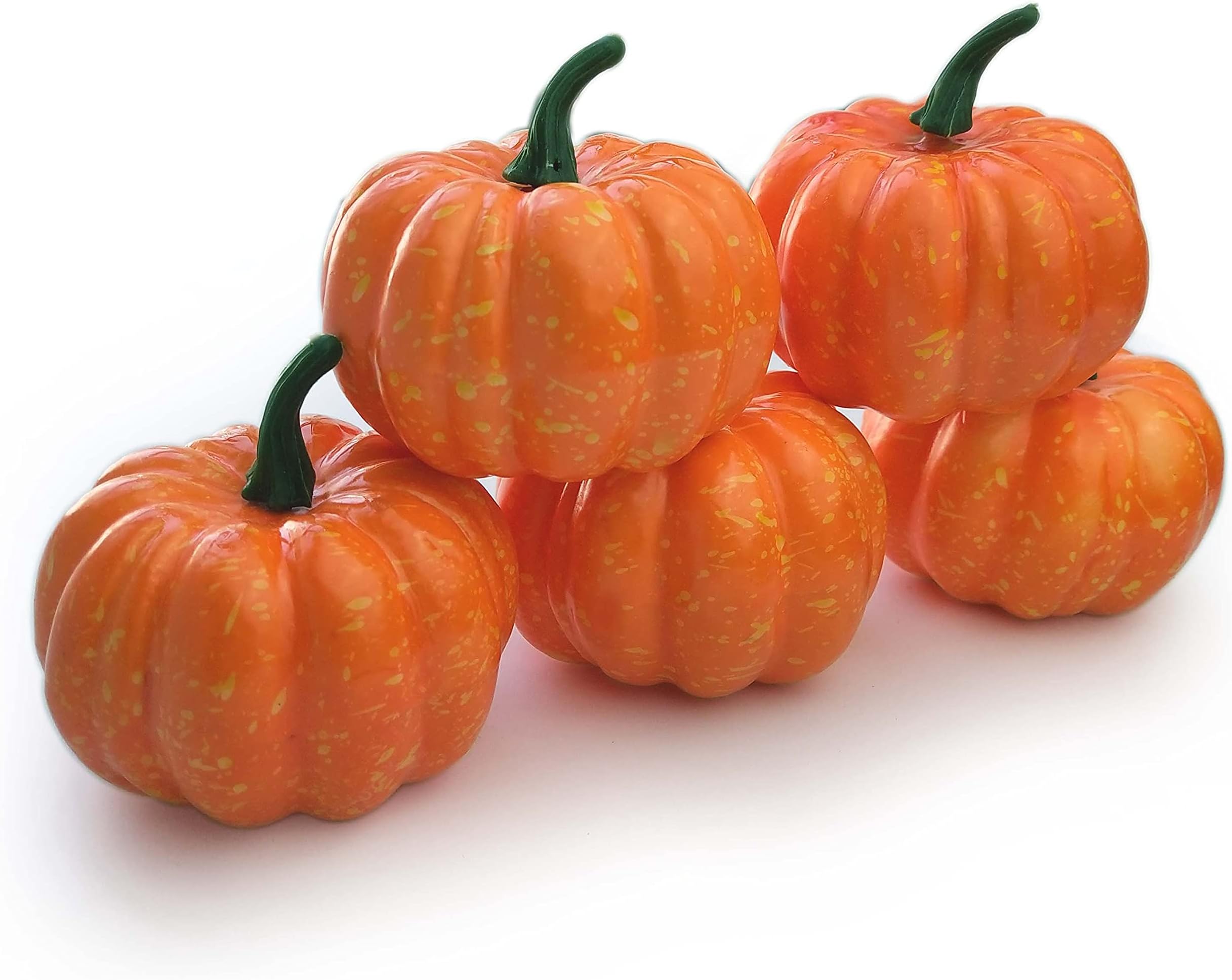 Amazon.com: DomeStar 42 PCS Artificial Pumpkins Sets, 12PCS Mini Fake ...