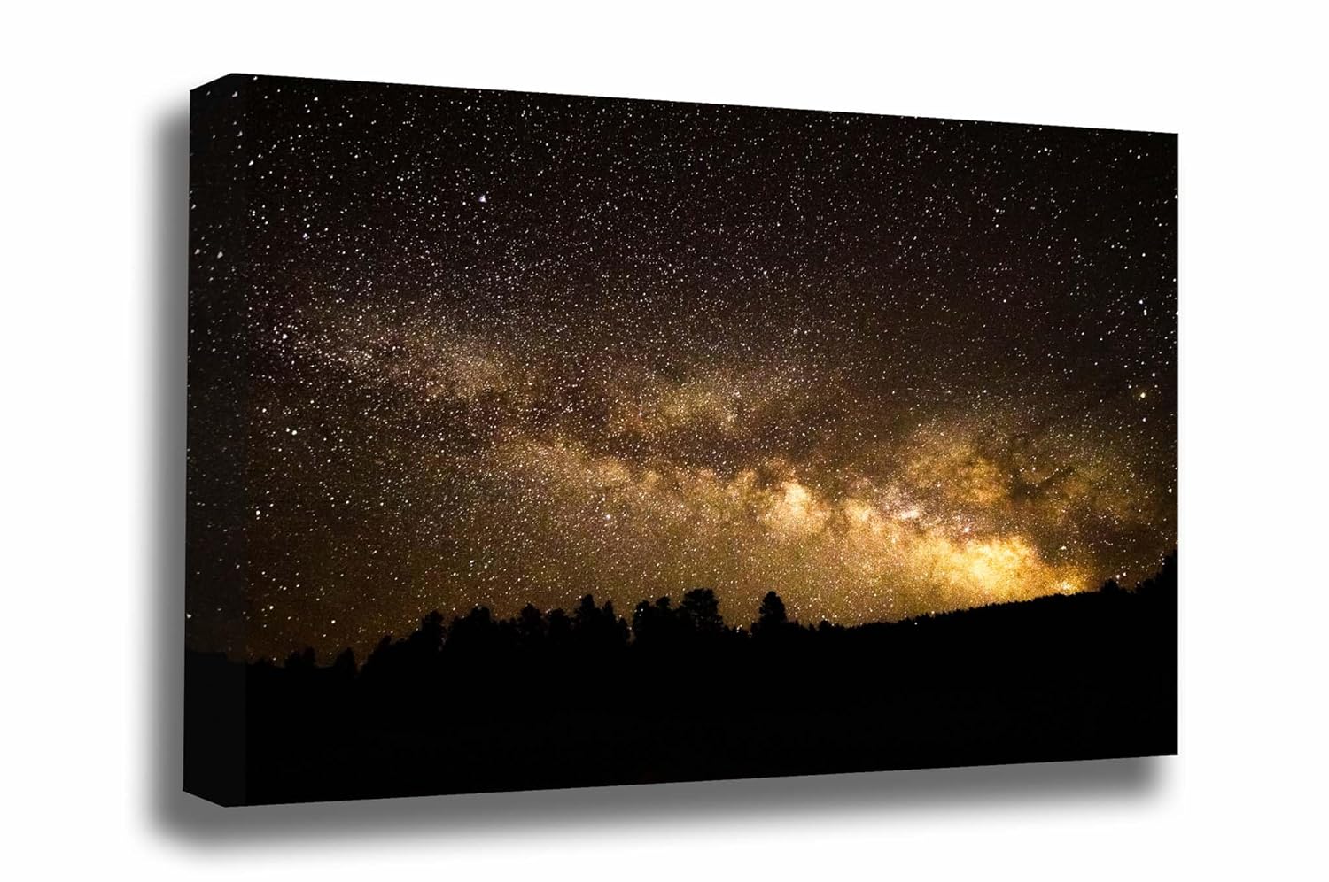 Amazon.com: Night Sky Canvas Wall Art (Ready to Hang) Gallery Wrap of ...