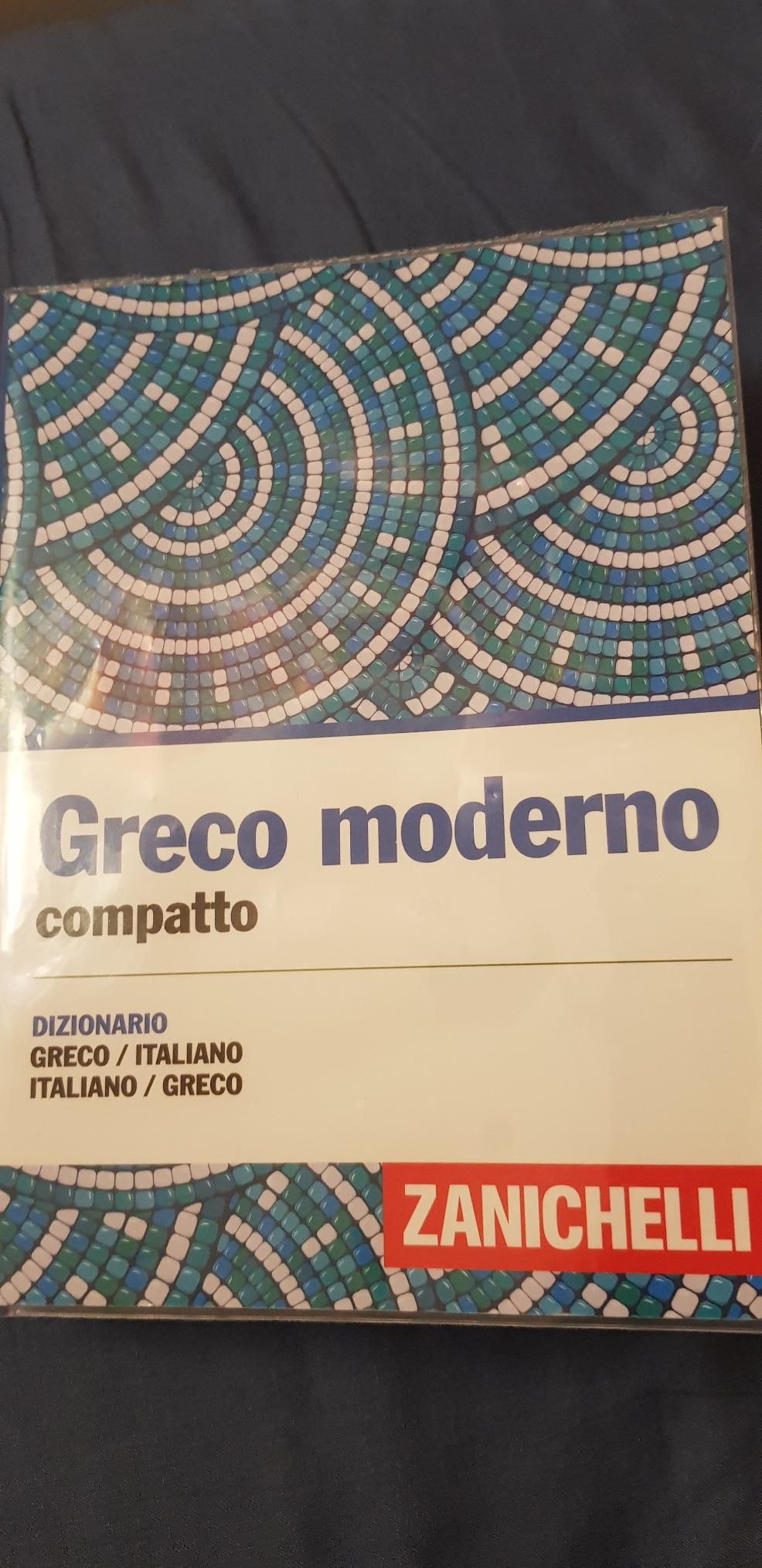 Greco moderno compatto. Dizionario greco-italiano, italiano-greco ...