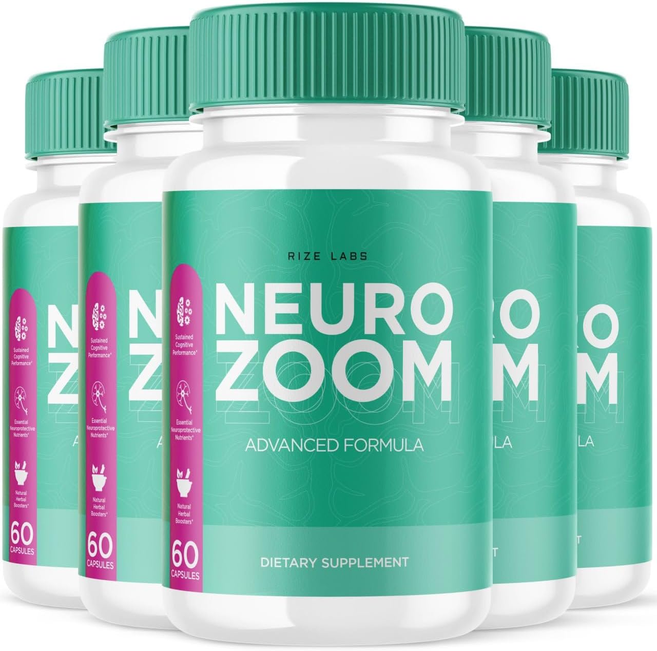 Amazon.com: (5 Pack) Neuro Zoom Supplement, Neuro Zoom Organic Memory ...