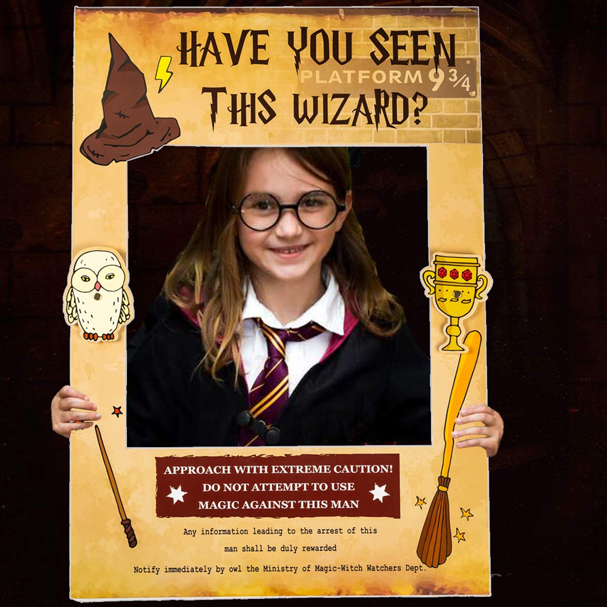 Buy Funnlot Have You Seen This Wizard Photo Booth Prop Wizard Inspired ...