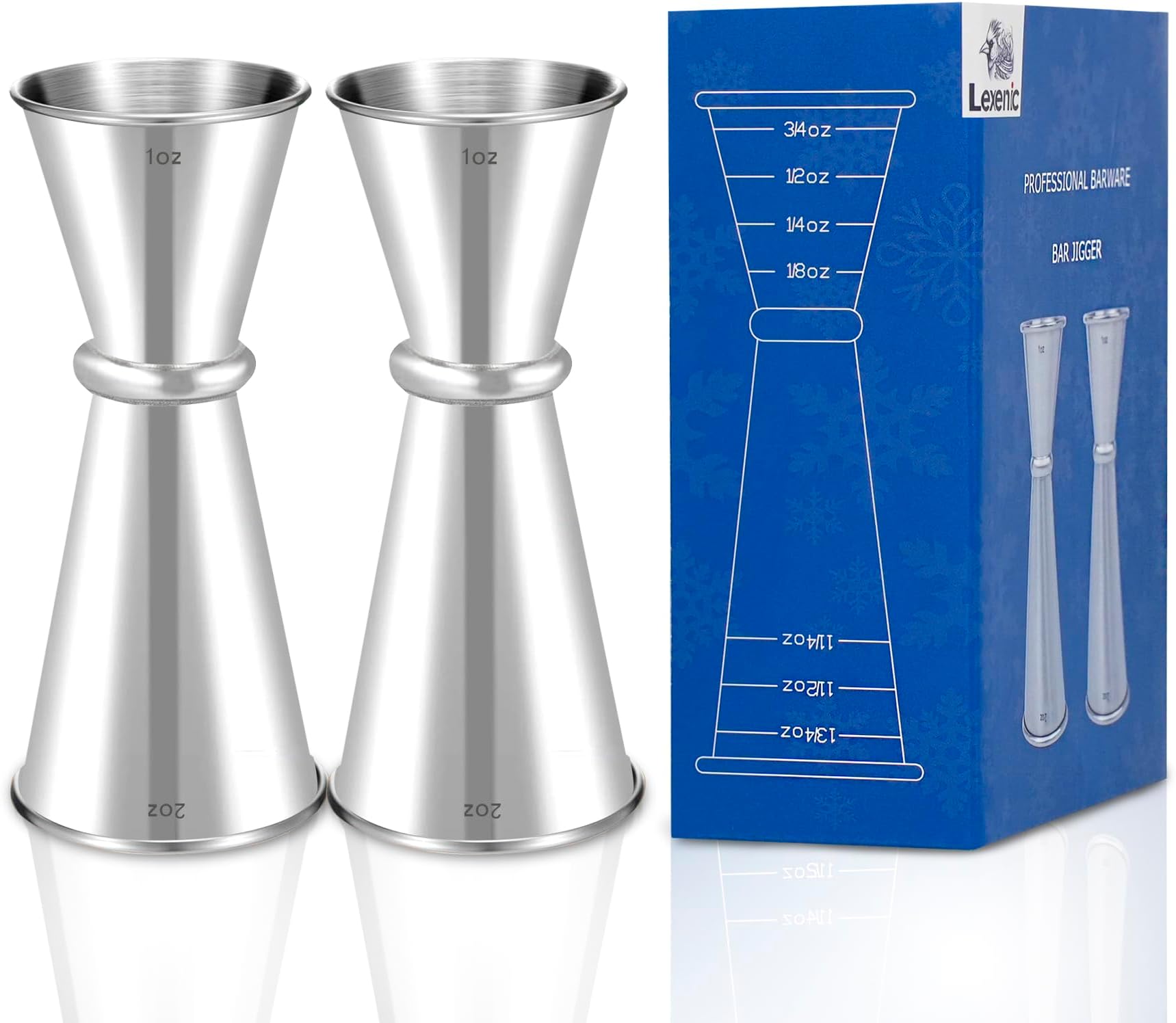 Amazon.com: Briout Jigger for Bartending, Double Cocktail Jigger ...