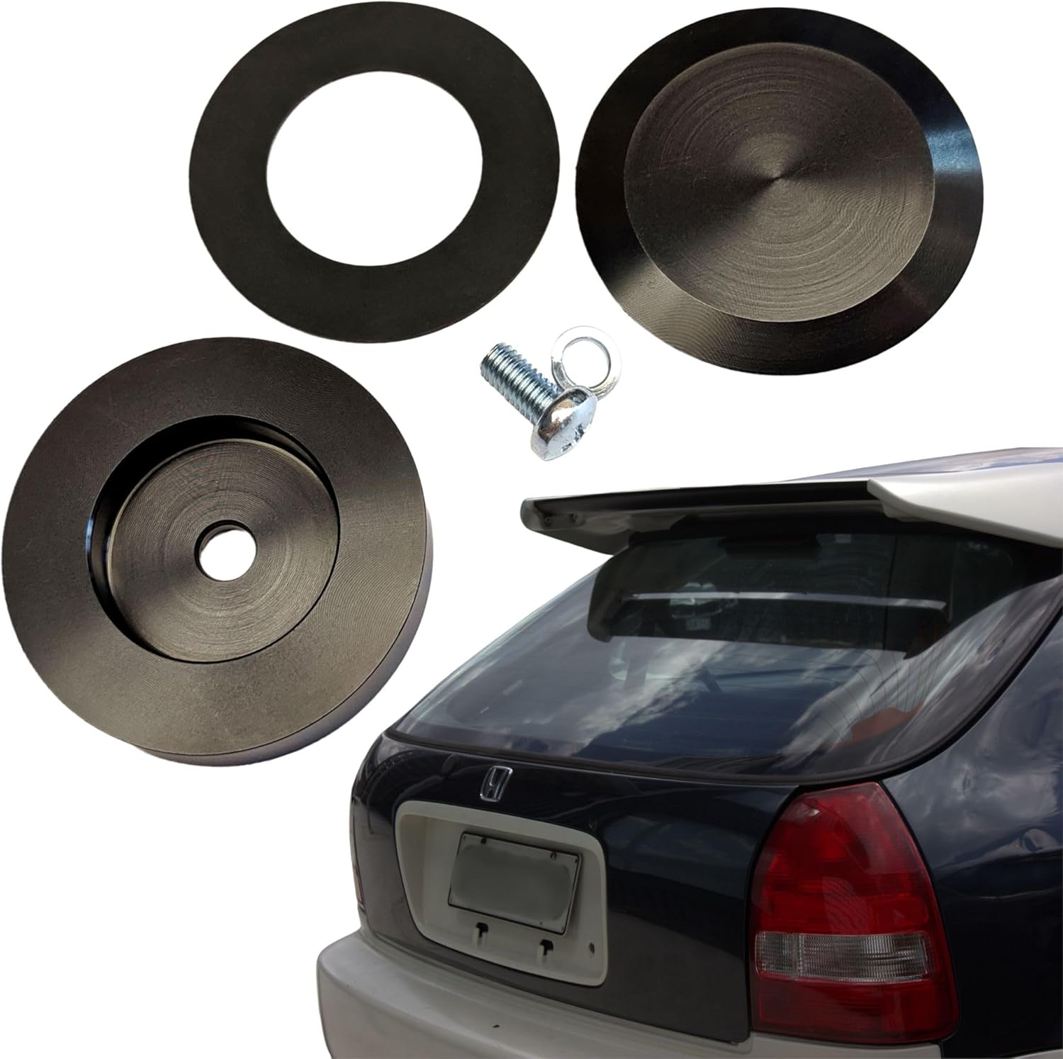 Amazon.com: PRO SPEC IMPORTS - Billet CNC Aluminum rear wiper delete ...