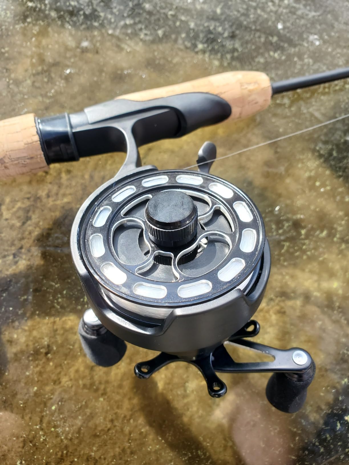 $6/mo - Finance ANATONO ICI Ice Fishing Reel, Inline Freespool Reel ...