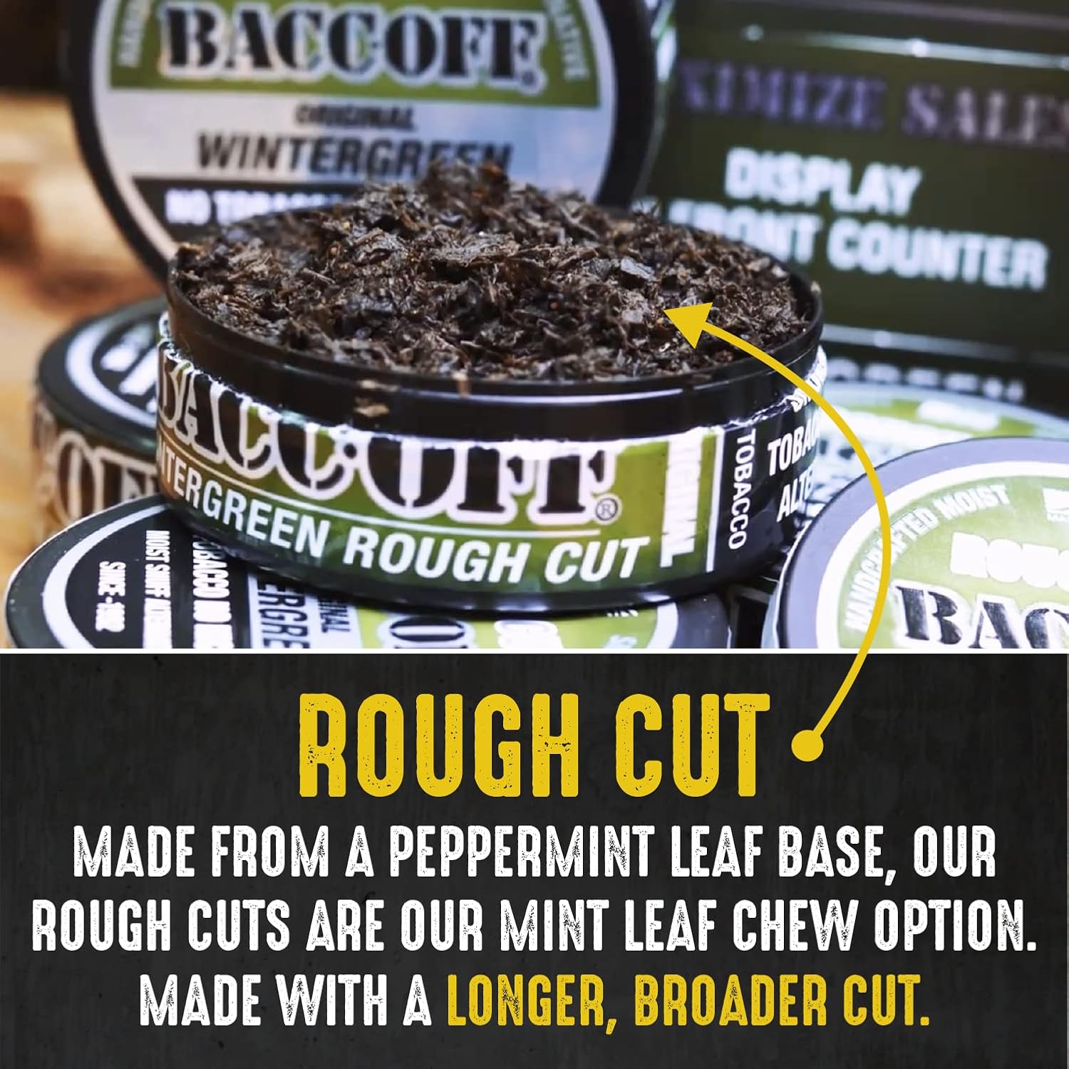 BaccOff Original Wintergreen áspero Premium sin tabaco sin nicotina ...