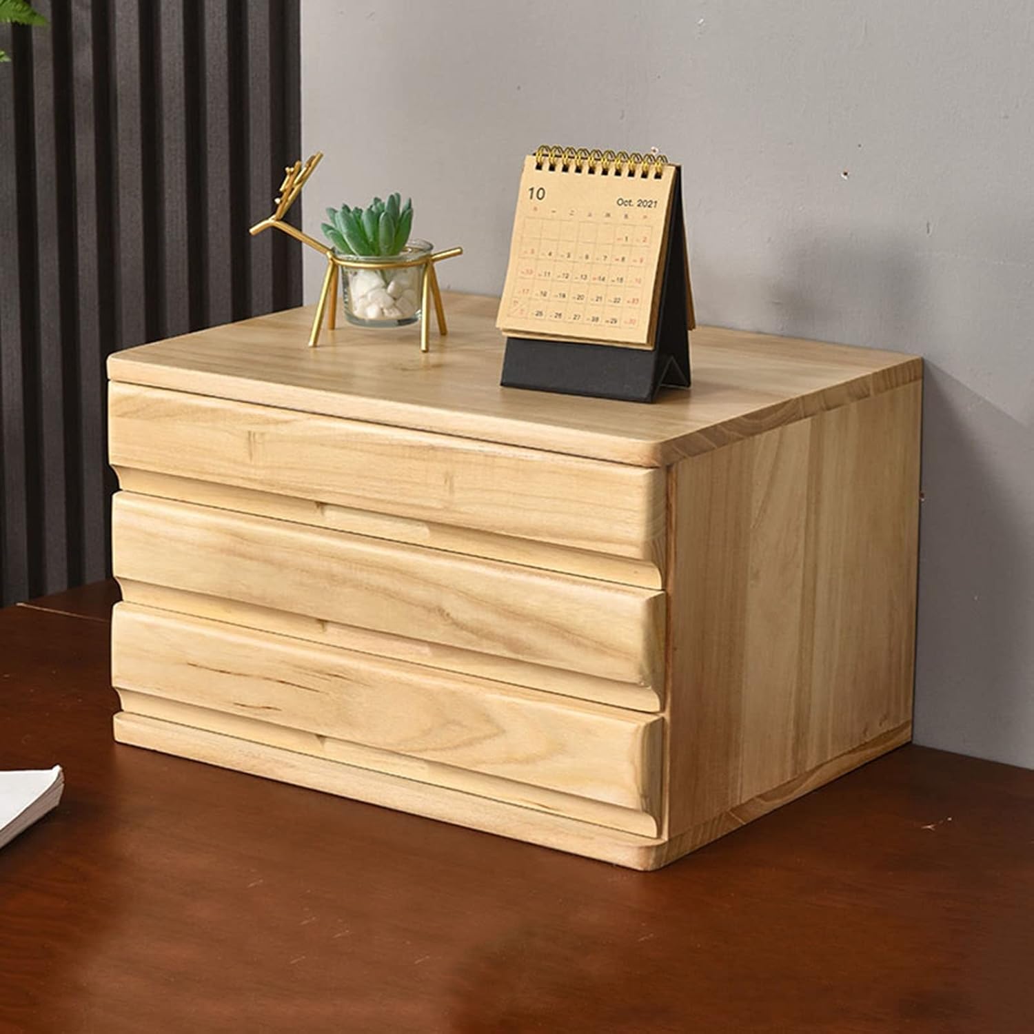 Amazon.co.jp: Multilayer Desktop Organizer Storage Box with Drawers ...