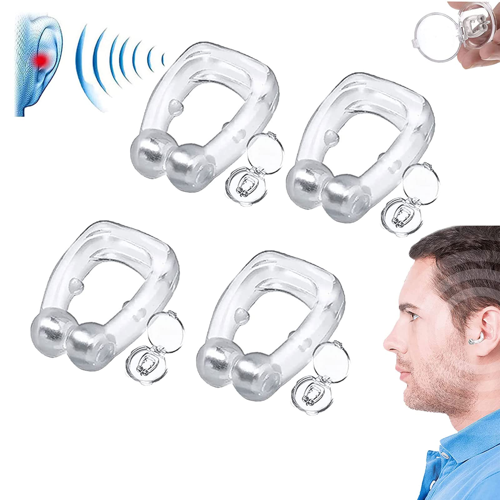 Anti Tinnitus Relief Ear Clip, 2023 Tinnitus Relief Device, Tinnitus ...