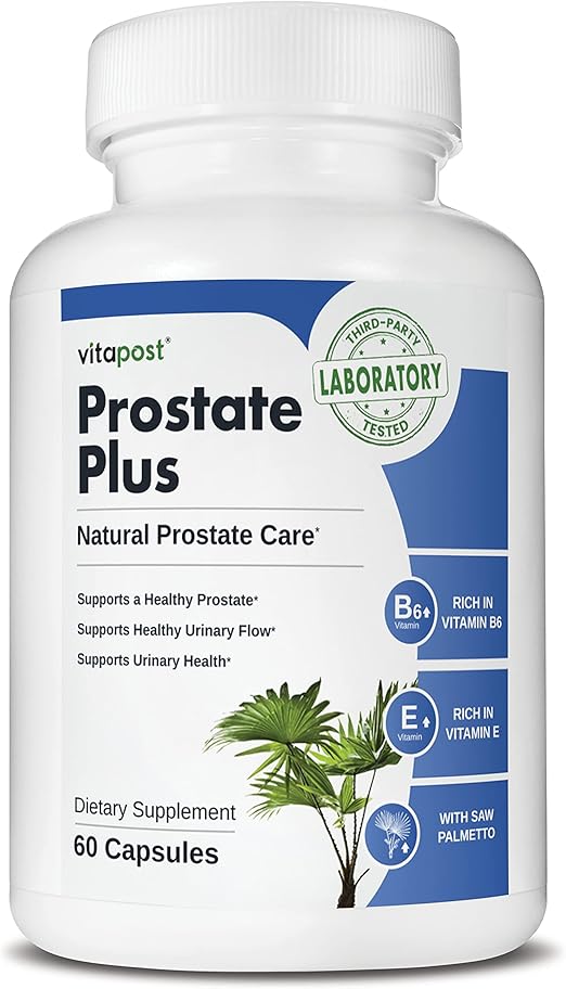 Amazon.com: VitaPost Prostate Plus Natural Prostate Care and Urinary ...