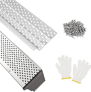 13Pack 48"x5" Aluminum Gutter Guards, Covers 52FT Total, Includes ...