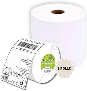 Self Adhesive Labels - 6x4 Thermal Printer 500 Roll Mail Sticky Parcel ...