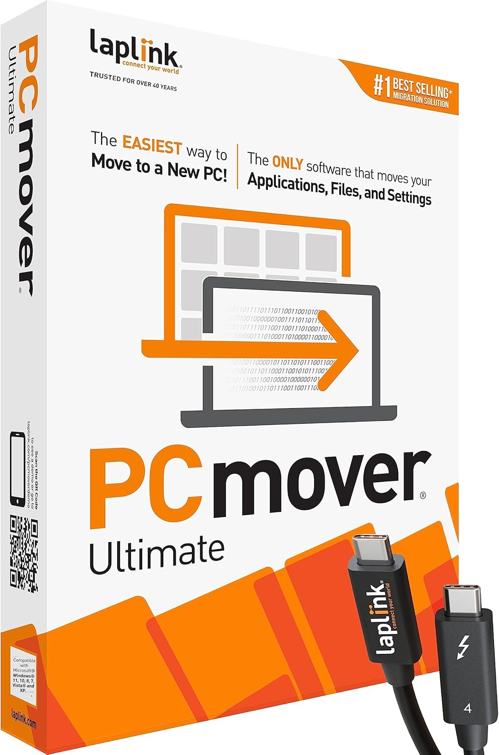 Amazon.com: Laplink PCmover Ultimate 11 | Moves Applications, Files and ...