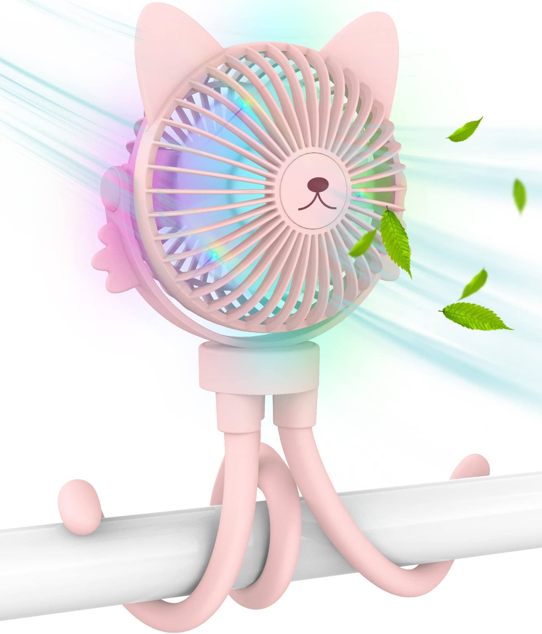 Amazon.com: FANimal Portable Small Stroller Fan for Baby-Mini Handheld ...