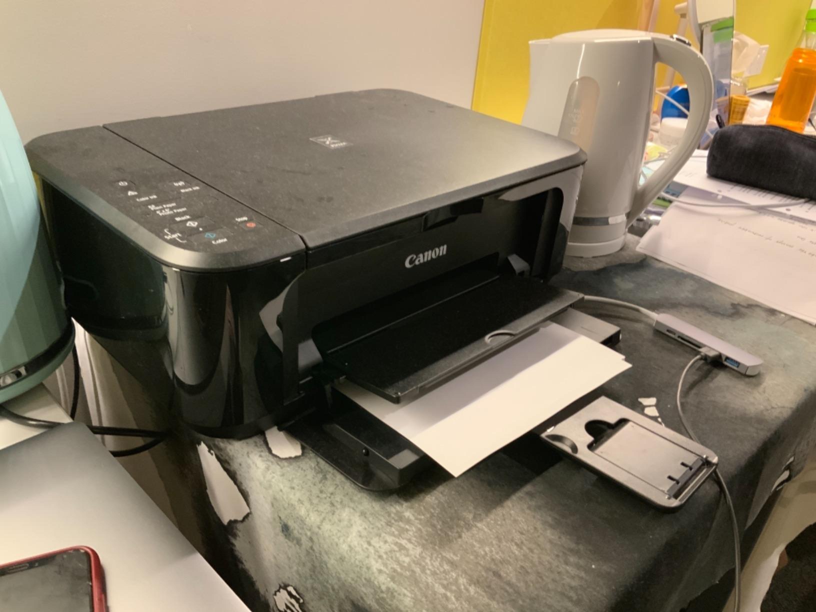 Canon PIXMA Home MG3660 Red, Multi Function Home Printer: Printers ...