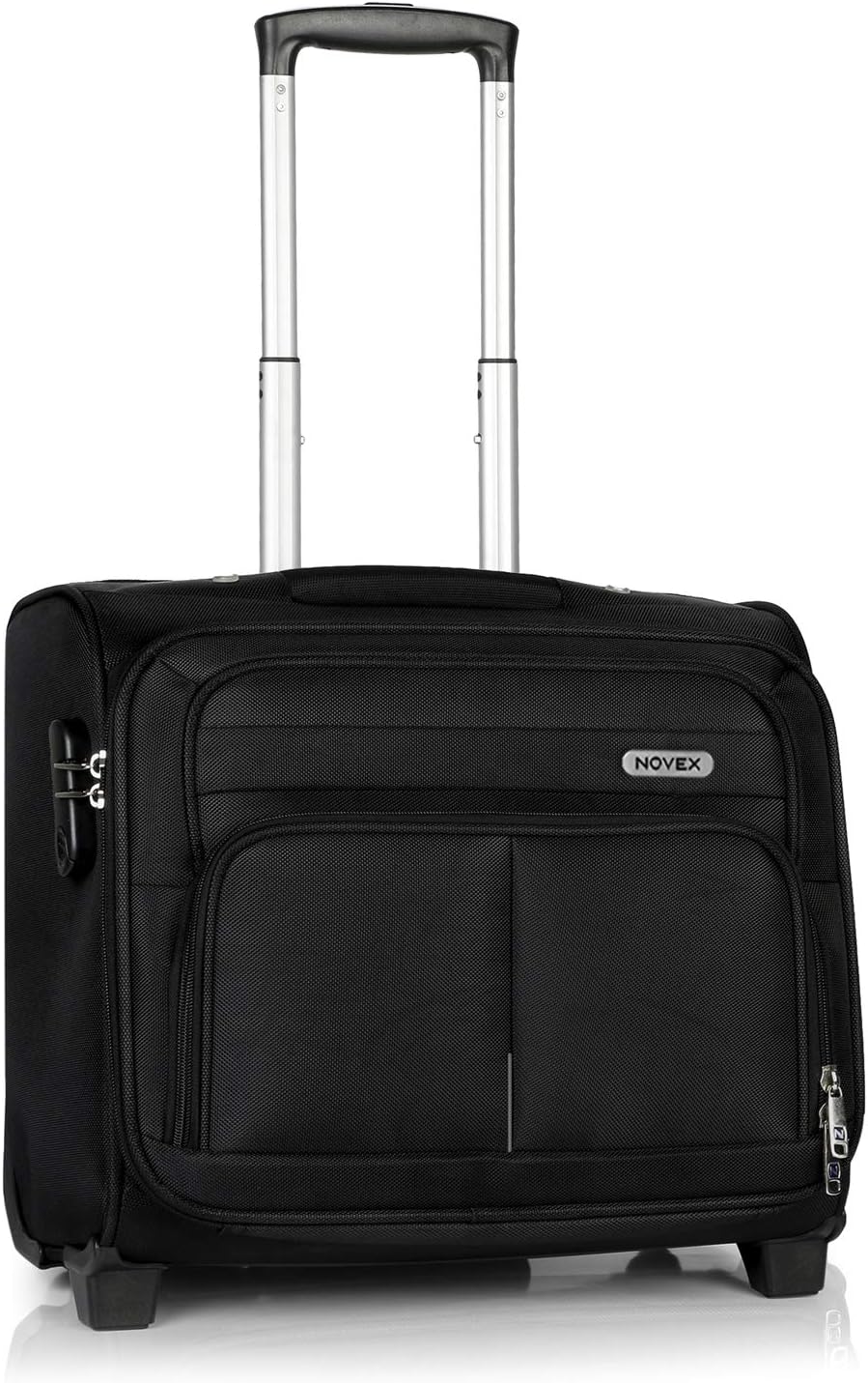 Buy VIP Alfa 44Cm Polyester 2W Black Business Overnighter Trolley Bag ...