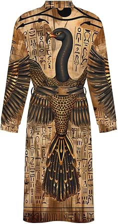 Egyptian Papyrus Depicts The Eye of Horus Robes For Women Men Long ...