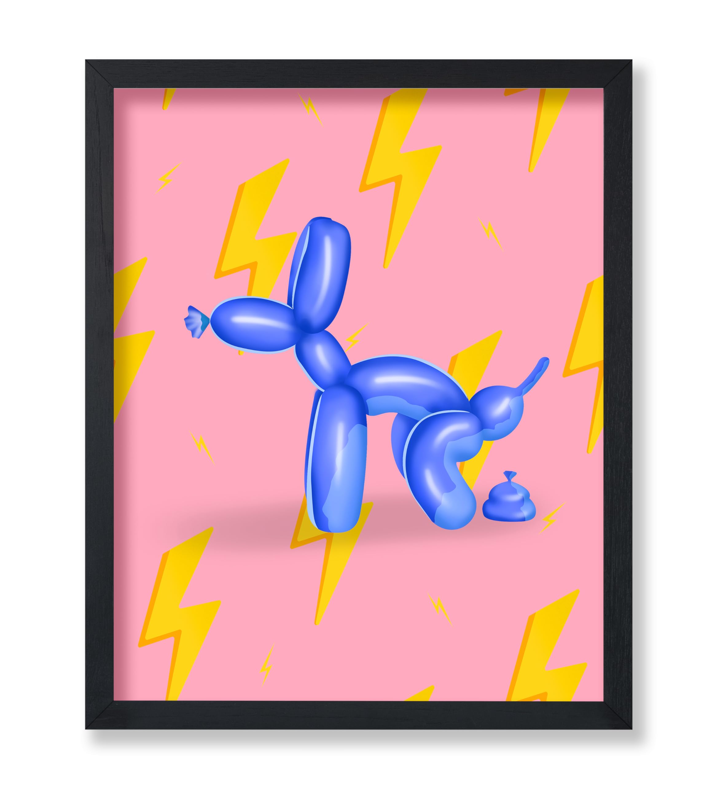 Amazon.com: Poster Master Pooping Balloon Dog Poster - Balloon Dog ...