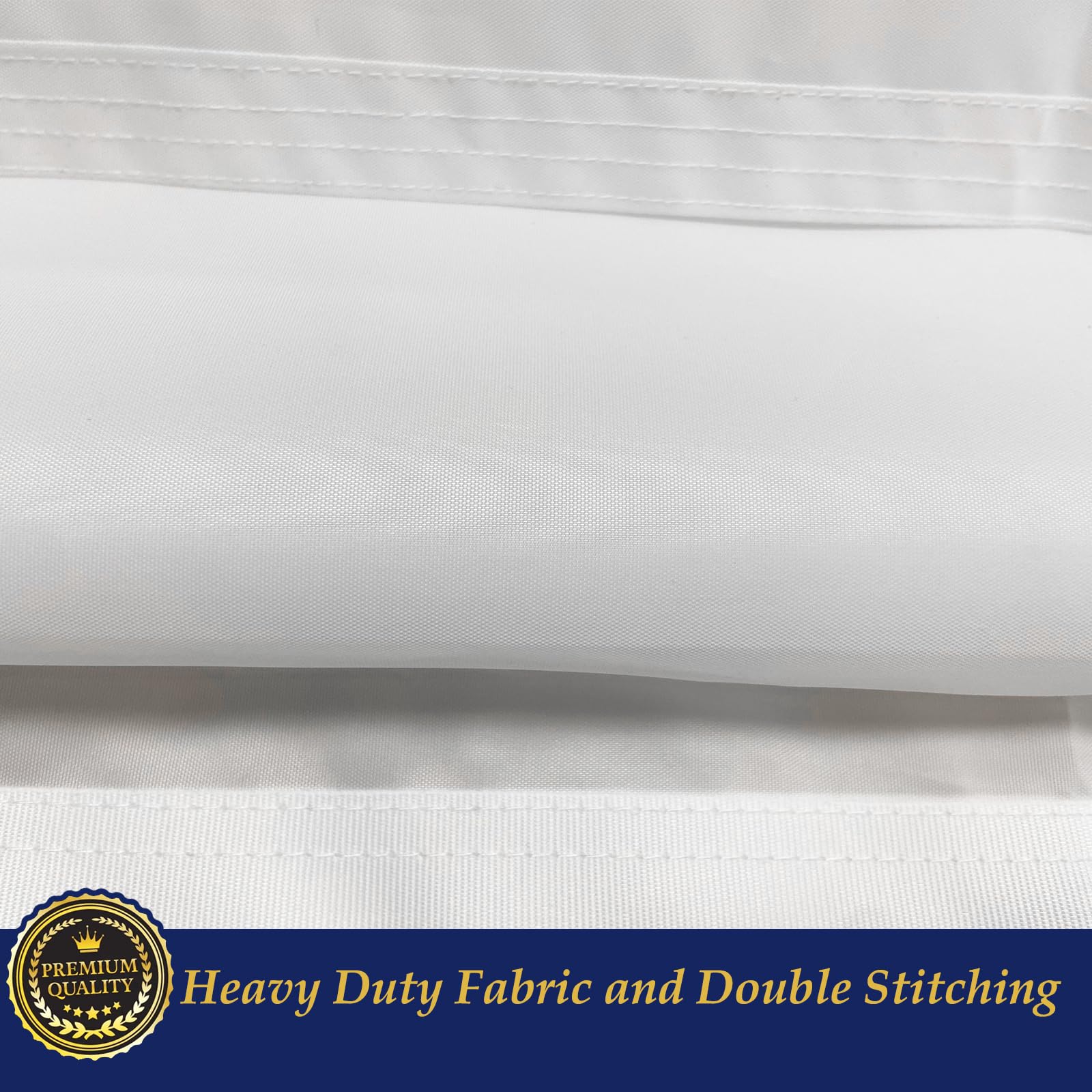 Snapklik.com : TOPFLAGS Solid White Flag BlanK Flags 3x5 Ft Create Your ...