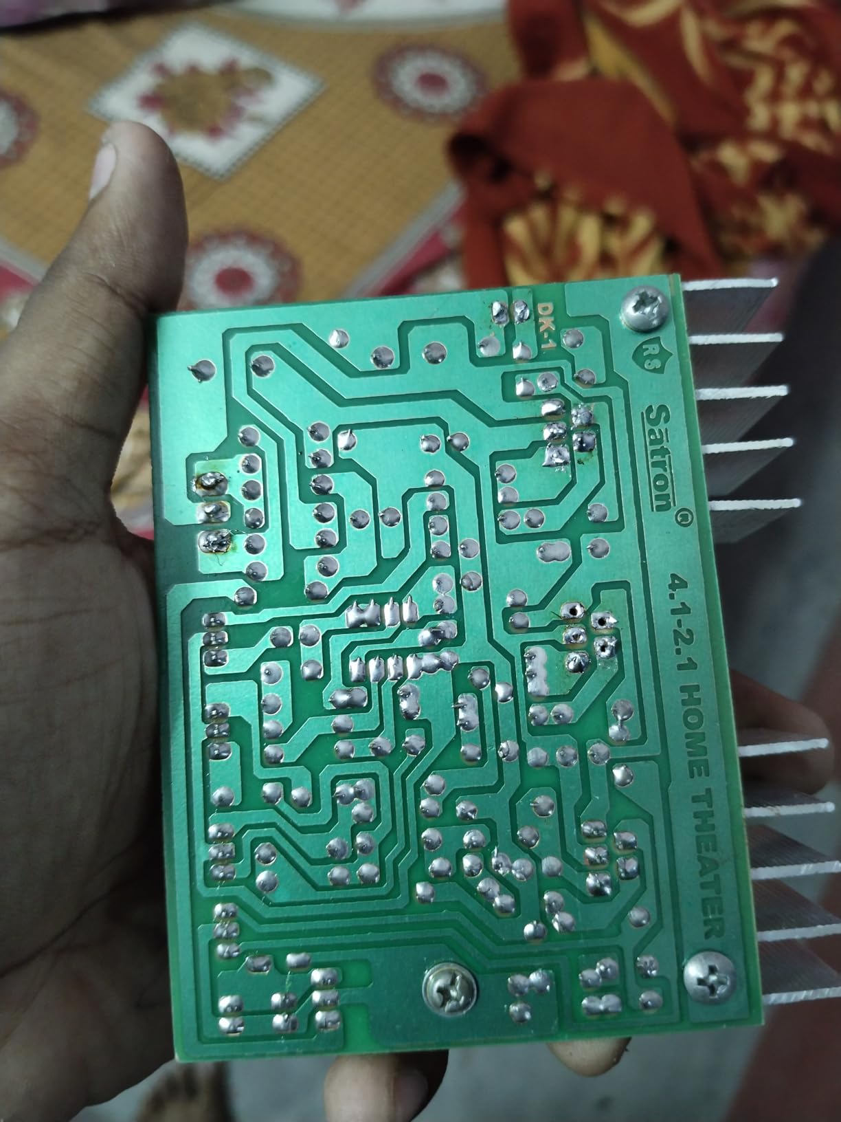 Electronic Spices Tda2030 3 TR 2.1 Home Theater 60 Watt Audio Amplifier Circuit Board : Amazon ...