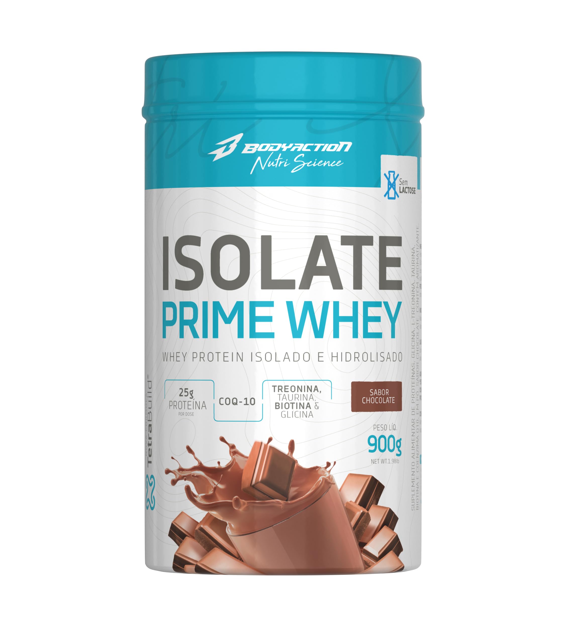 Isolate Prime Whey 900g Sabor Chocolate Bodyaction | Amazon.com.br