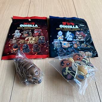 Amazon.co.jp: Godzilla Series Soft Vinyl Puppet Mascot Mothra Set ...