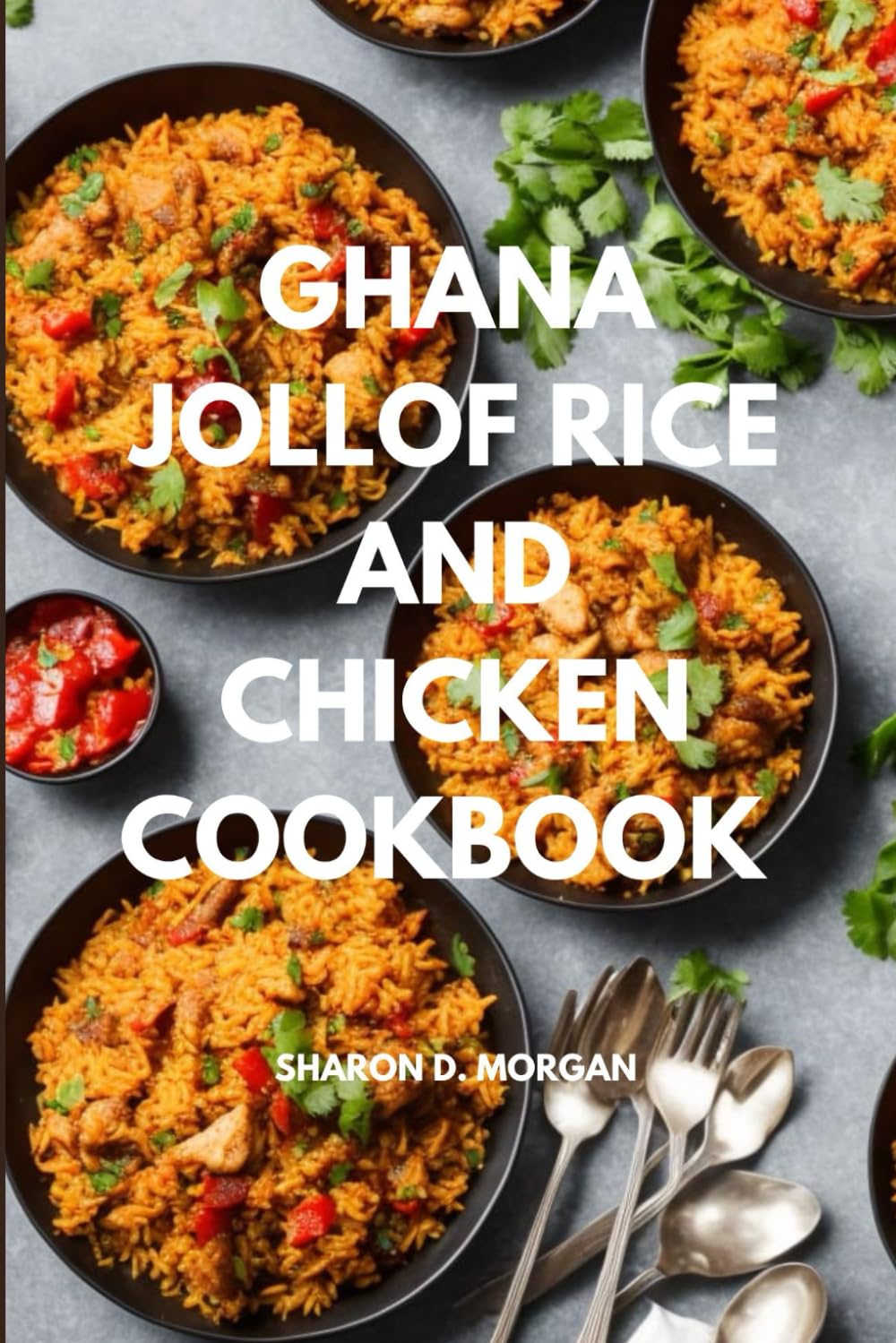 Ghana Jollof Rice And Chicken Cookbook Cooking Jollof Rice Heart ...