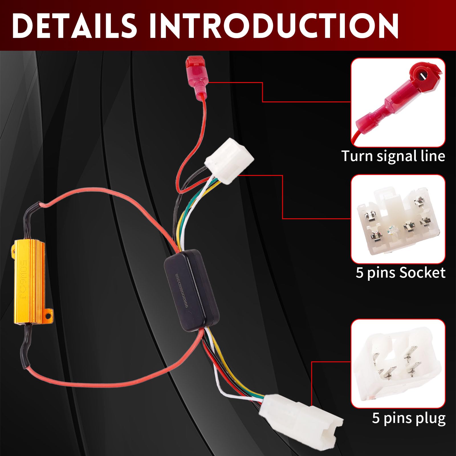 Snapklik.com : Tail Turn LED Module丨Warm White Lighting Control Module丨 ...